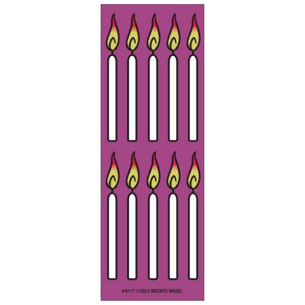 Animated Shabbos, Yom Tov & Chanukah Candles Stickers (Large) – Jewish ...