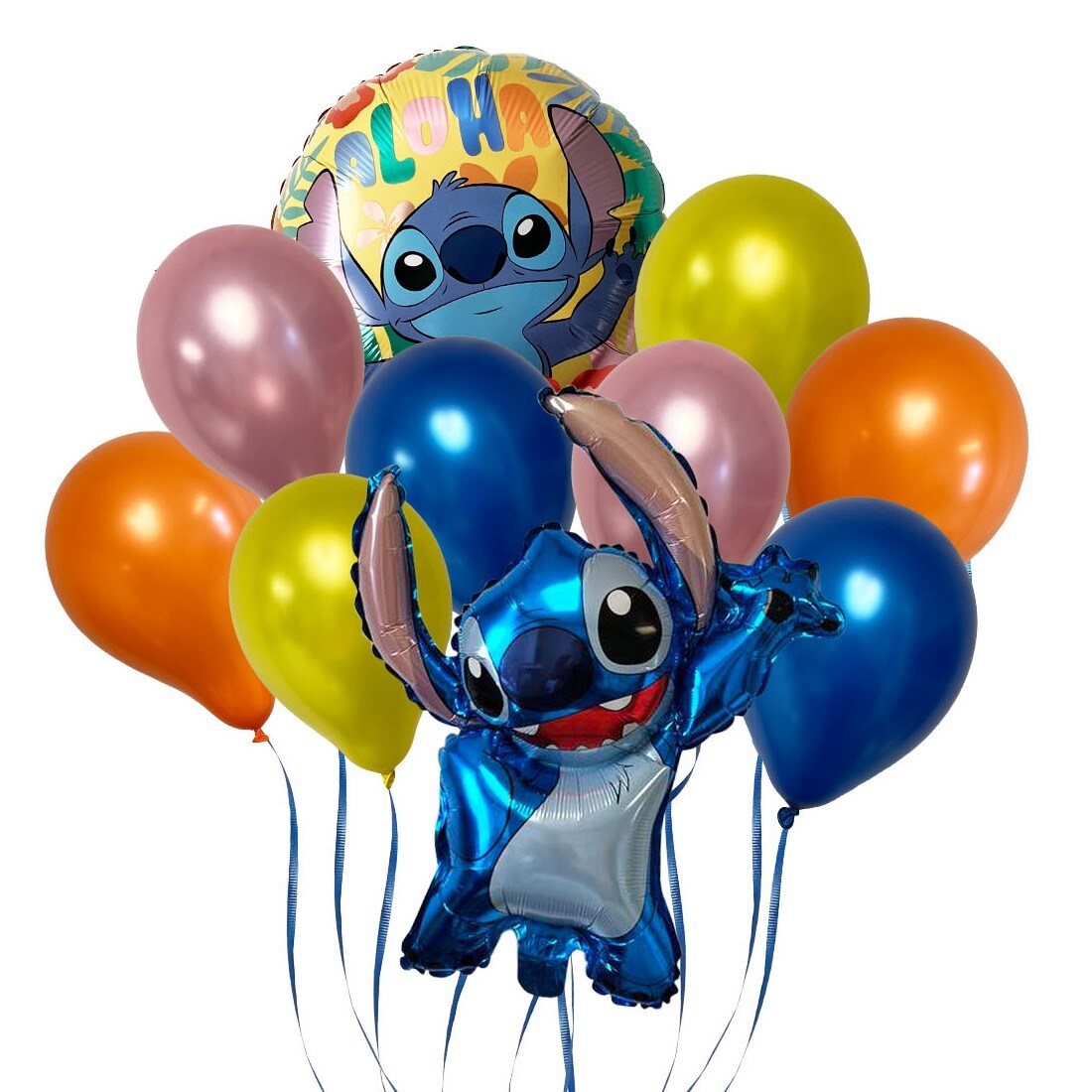 Stitch 10 Piece Balloon Bouquet | Michaels