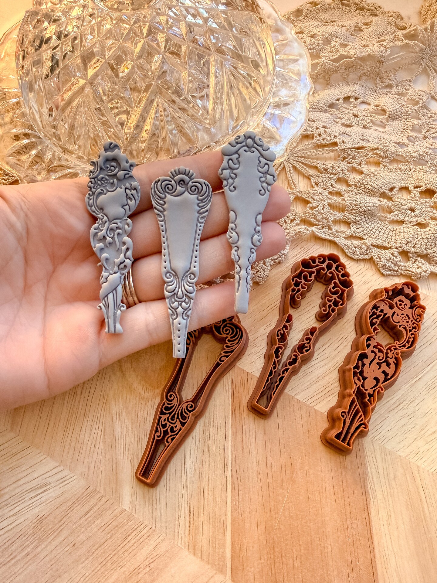 FAUX SILVERWARE CUT OFFS | VINTAGE KITCHEN | POLYMER CLAY CUTTERS ...