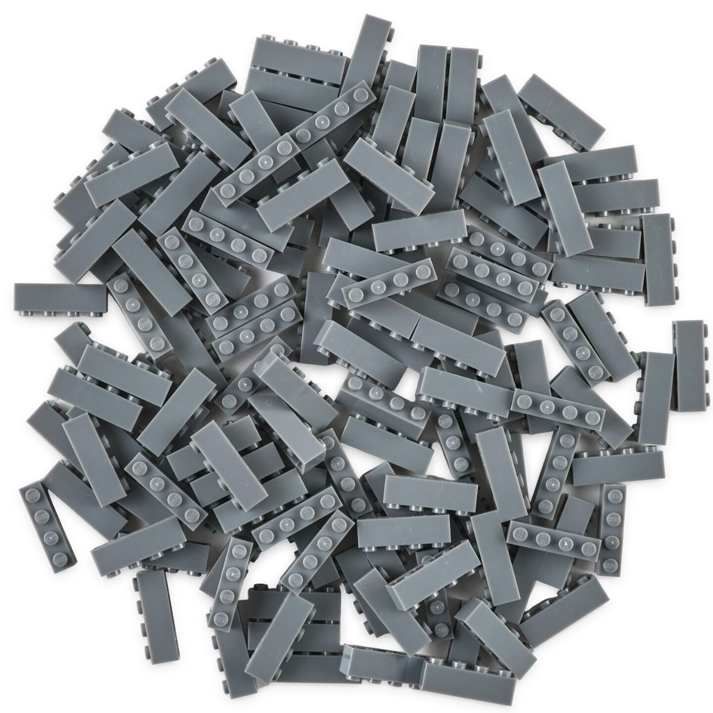 Strictly Briks Classic Bricks Starter Kit, Gray, 144 Pieces, 1x4 Inches ...