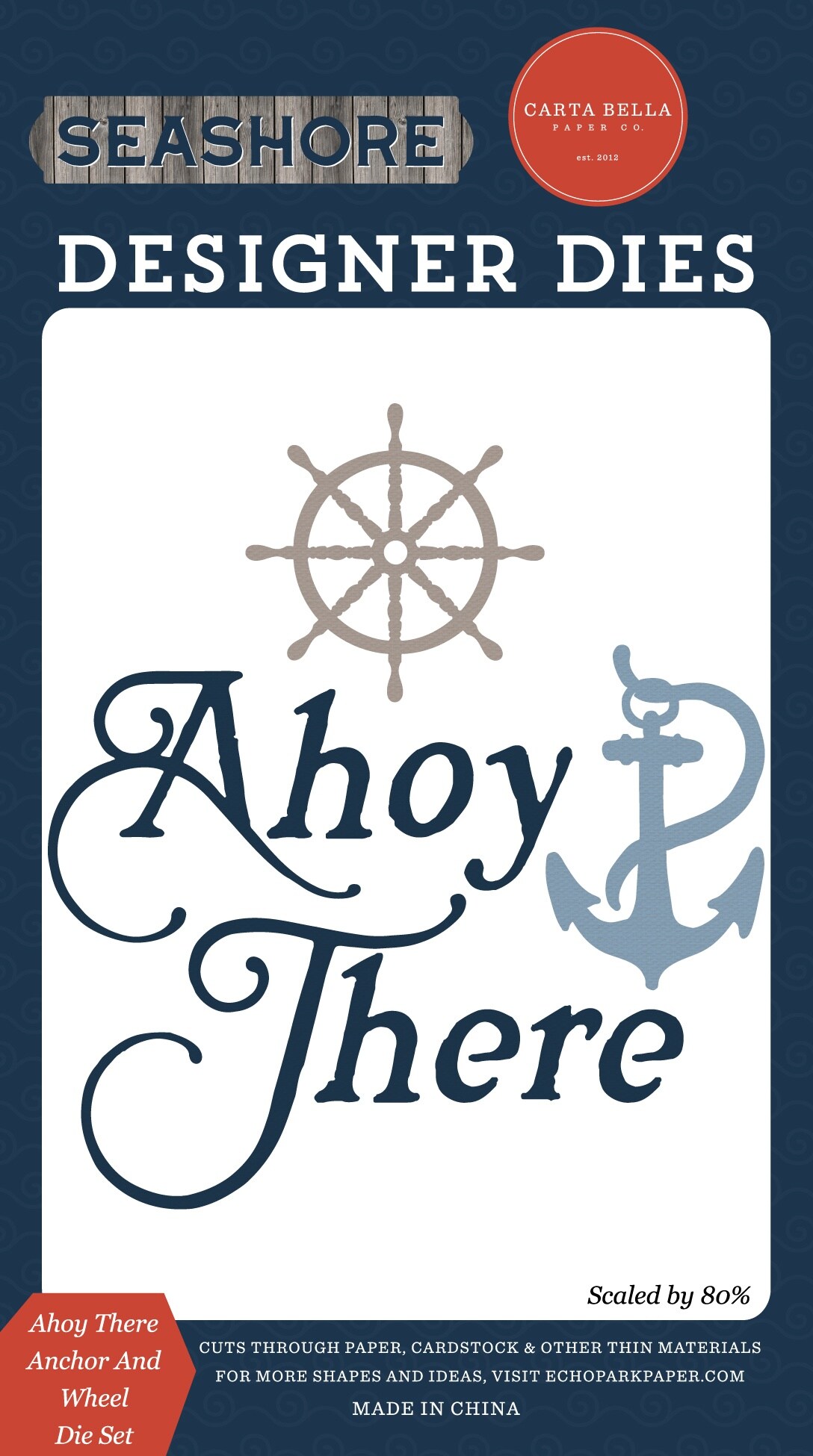 Seashore Small Die Set-Ahoy There Anchor And Wheel | Michaels