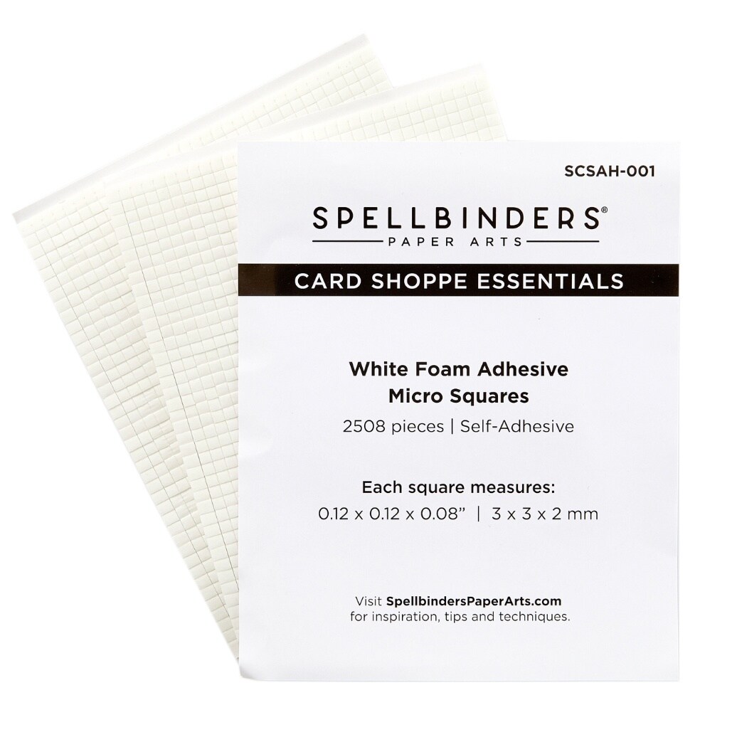 Spellbinders White Foam Adhesive Squares-Micro, Count: 1 | Michaels