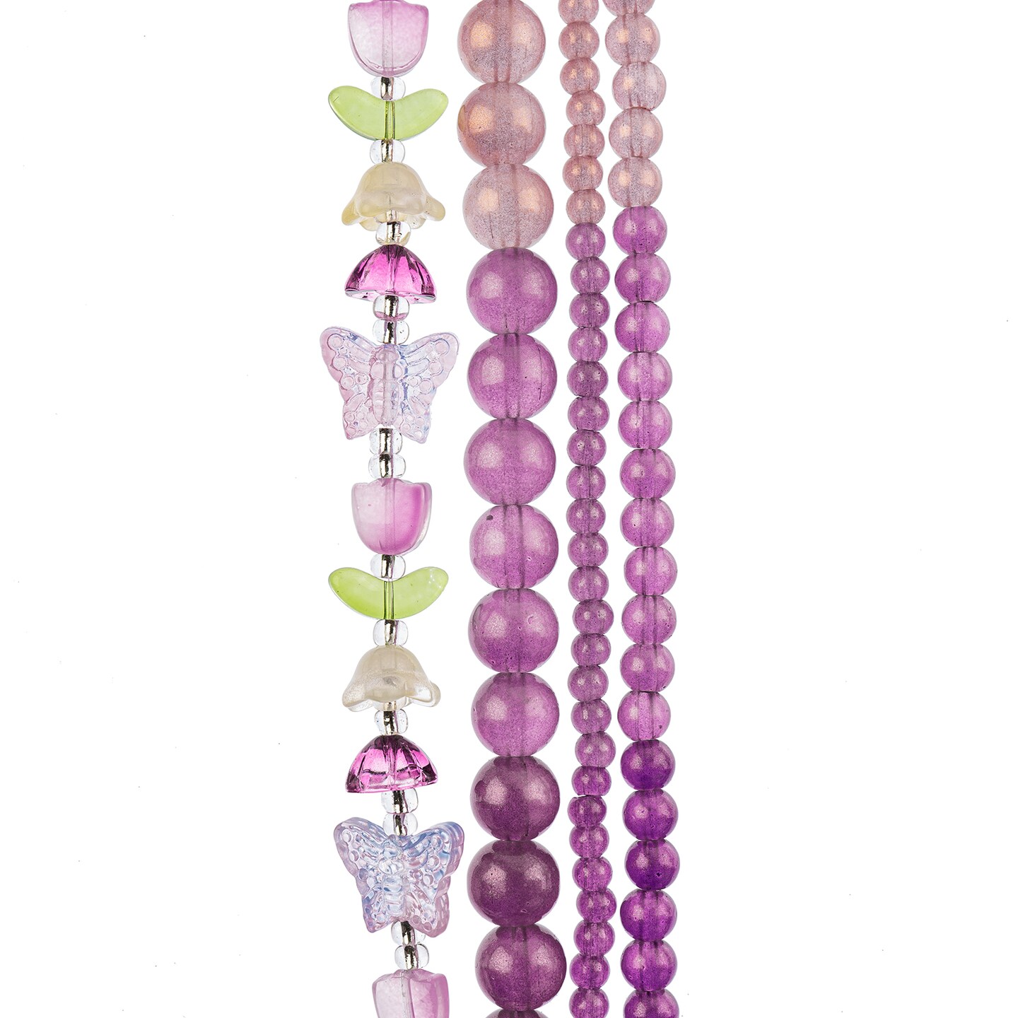 Crystal Lane DIY Glass Garden 7in Mixed Bead Strands | Michaels