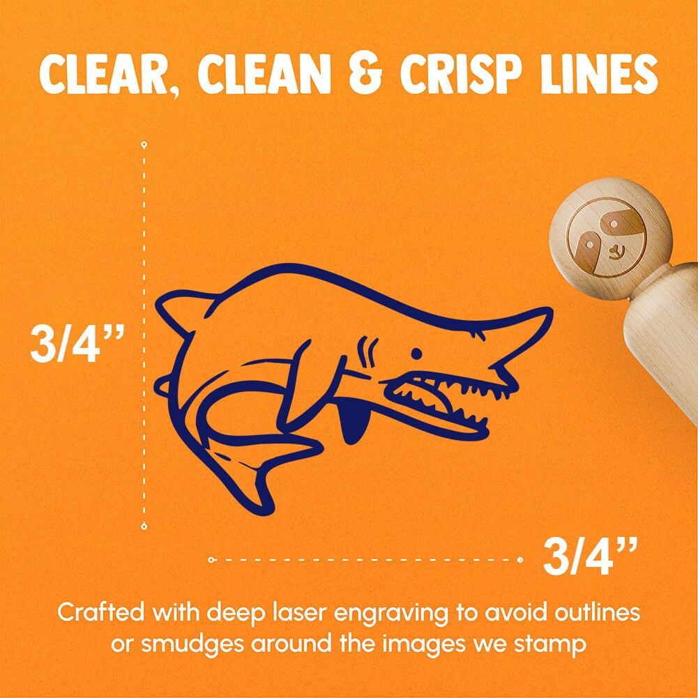 Goblin Shark Ugly Fish Rubber Stamp for Stamping Crafting Planners ...