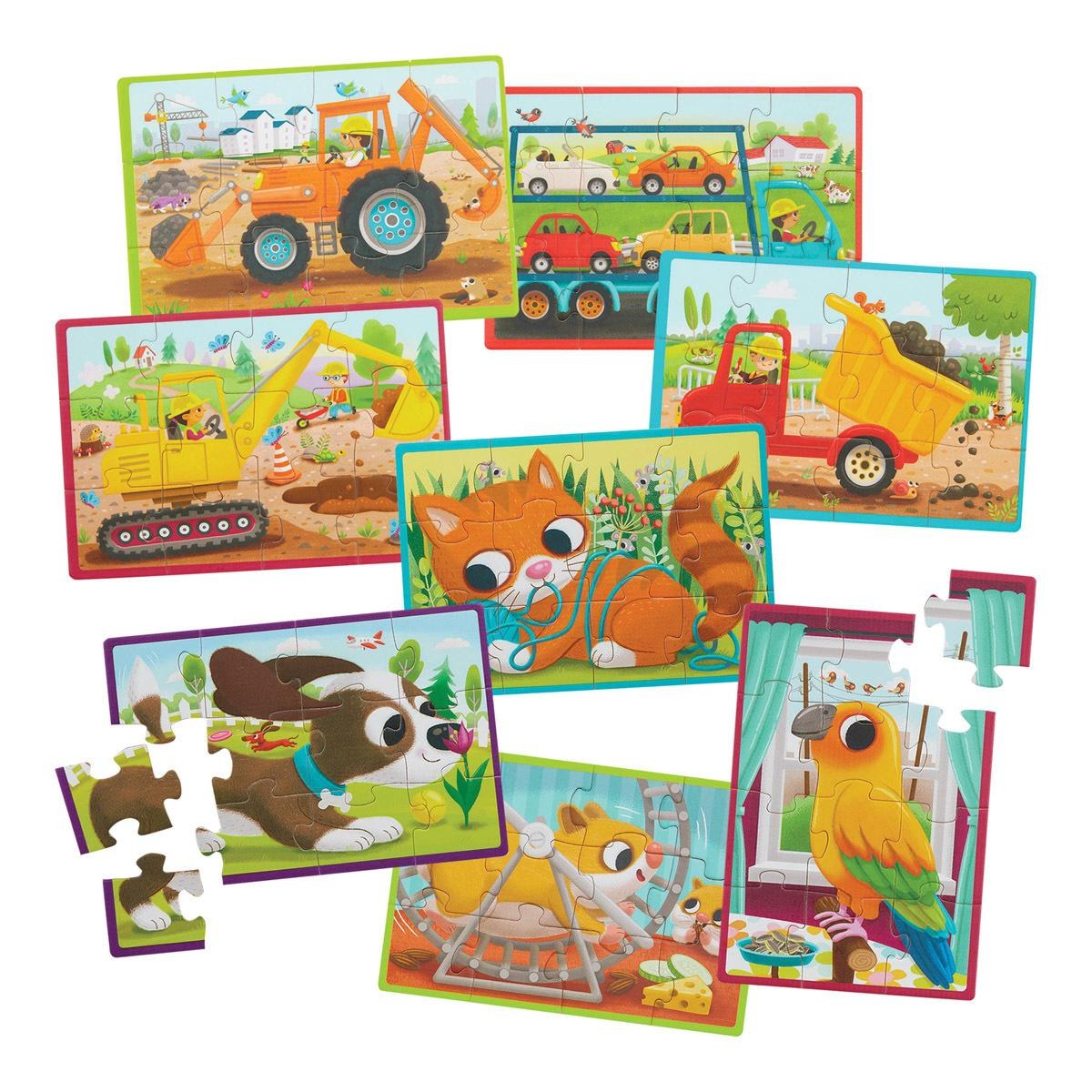 Battat Wooden Jigsaw Puzzles - Set of 8 | Michaels