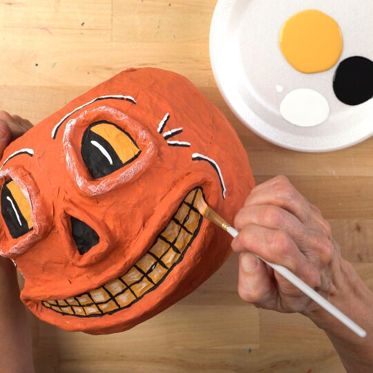 Mod Podge Paper Mache Vintage Pumpkin | Classes | Michaels