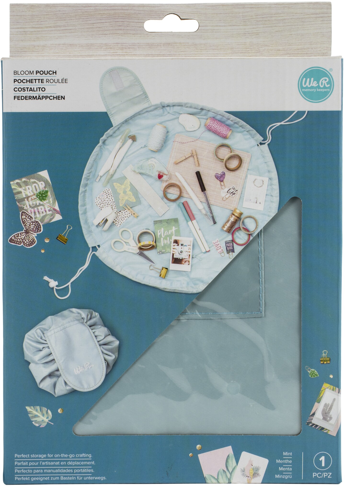 We R Memory Keepers Bloom Pouch-Mint | Michaels