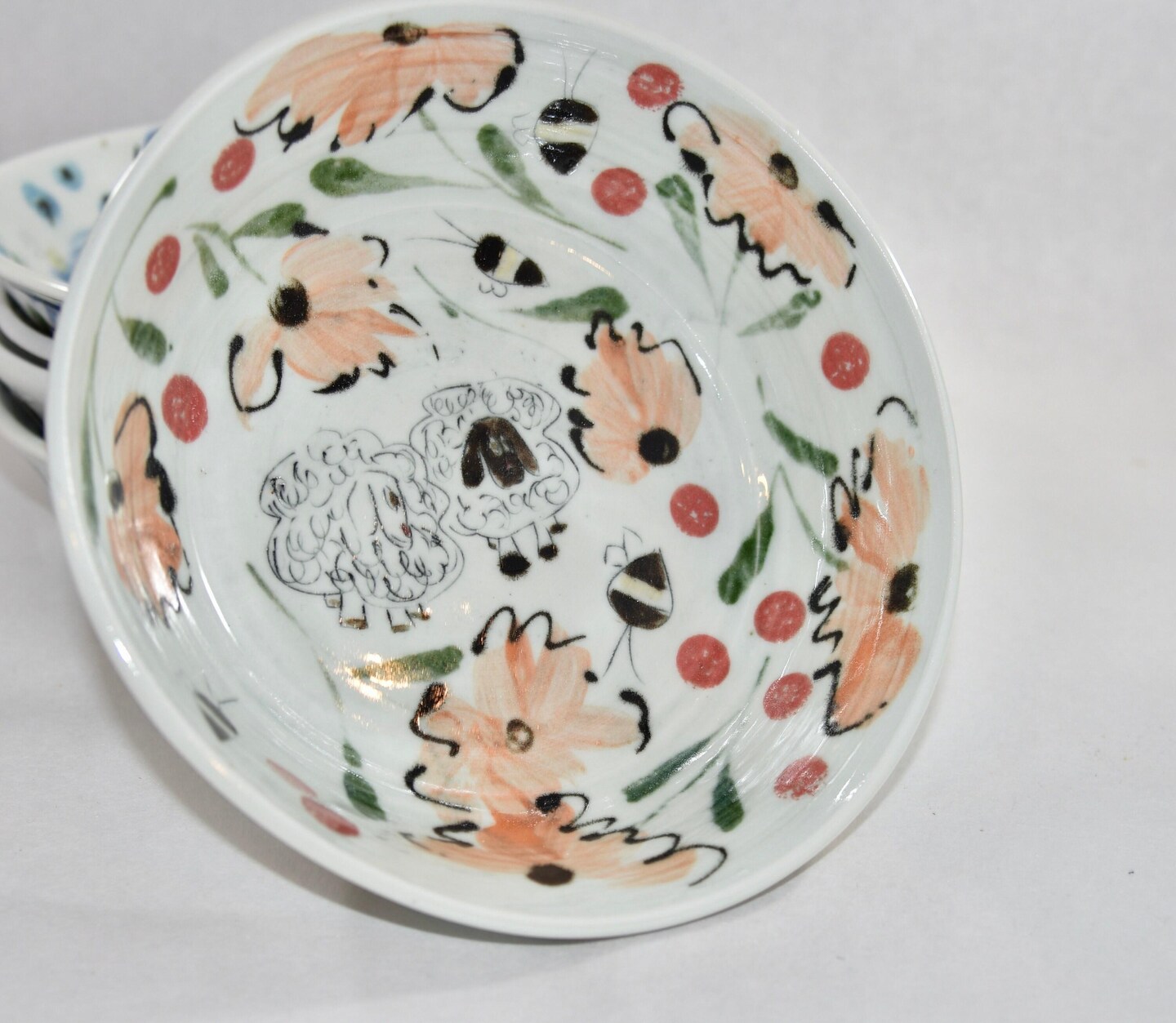 Pasta Bowls with Sheep. Pottery Bowl with Ewe. | MakerPlace by Michaels