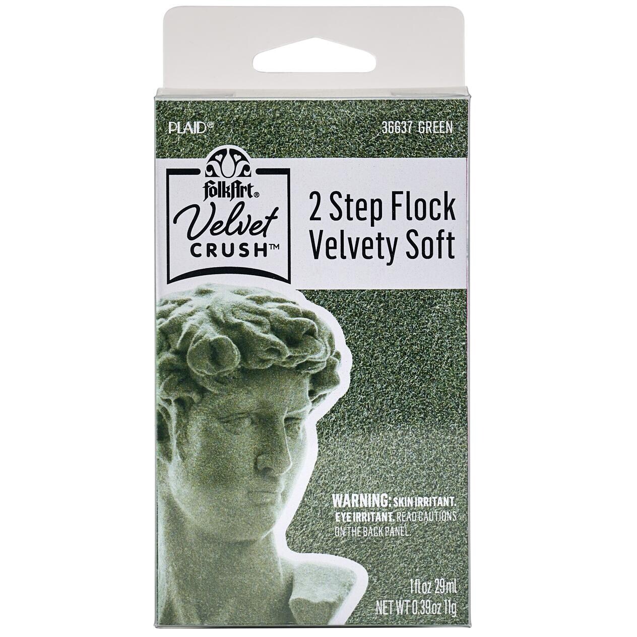FolkArt Velvet Crush Flocking Kit, Color: Green, Count: 1 | Michaels