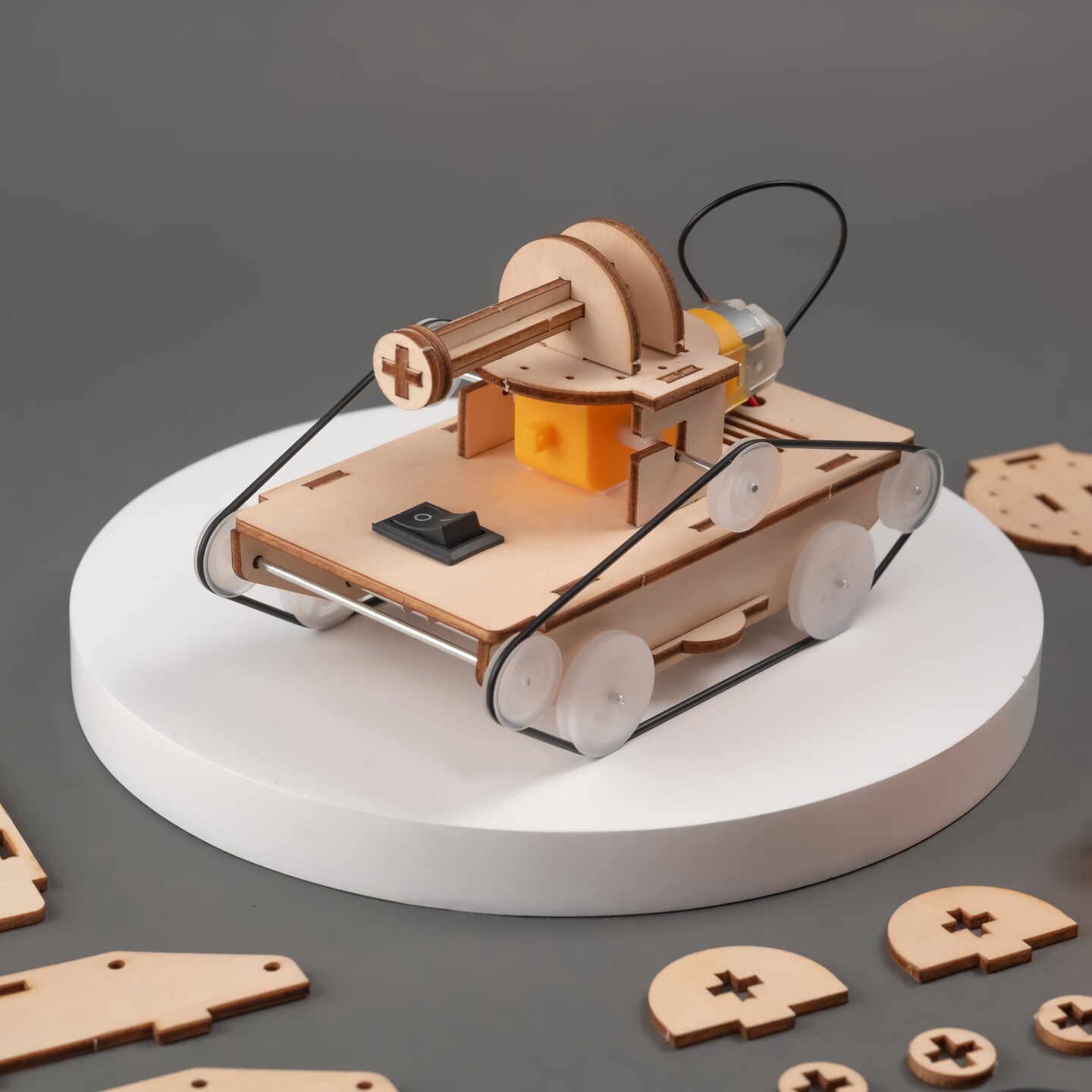 Rubber Bands Tank DIY Kit, Educational STEM Toy for Kids, Craft Kit for ...