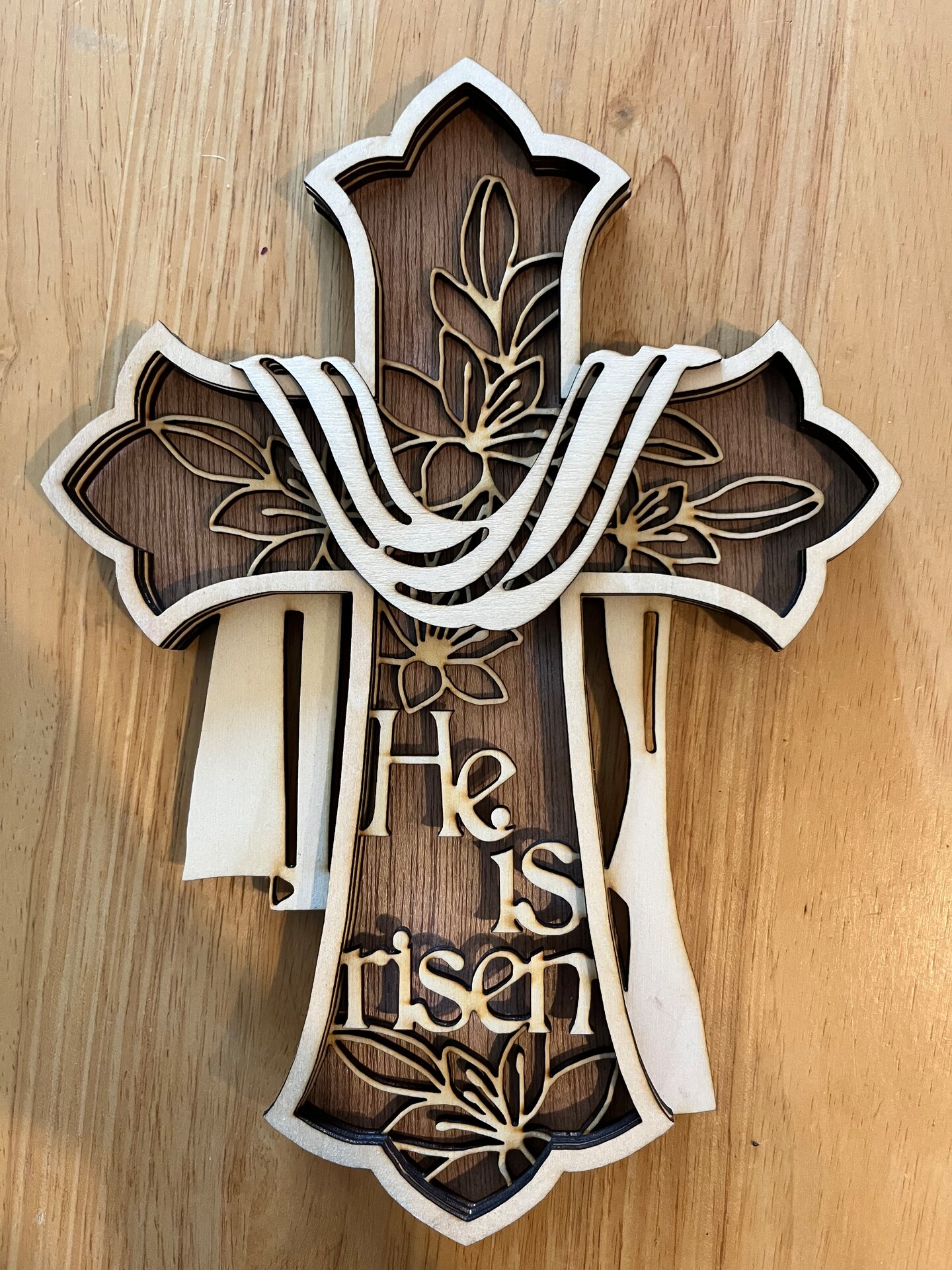 Multi Layered Cross | MakerPlace by Michaels