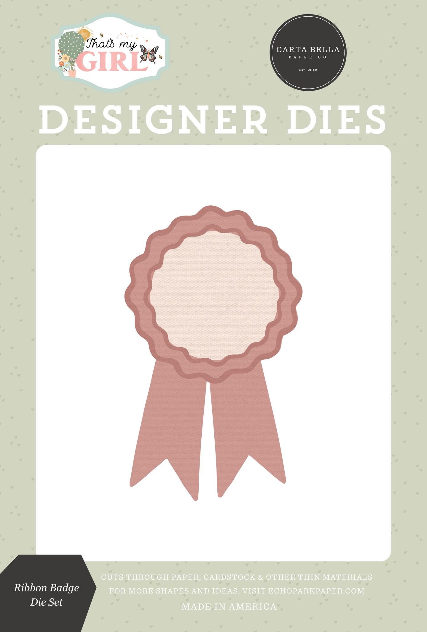 That's My Girl Die Set-Ribbon Badge | Michaels