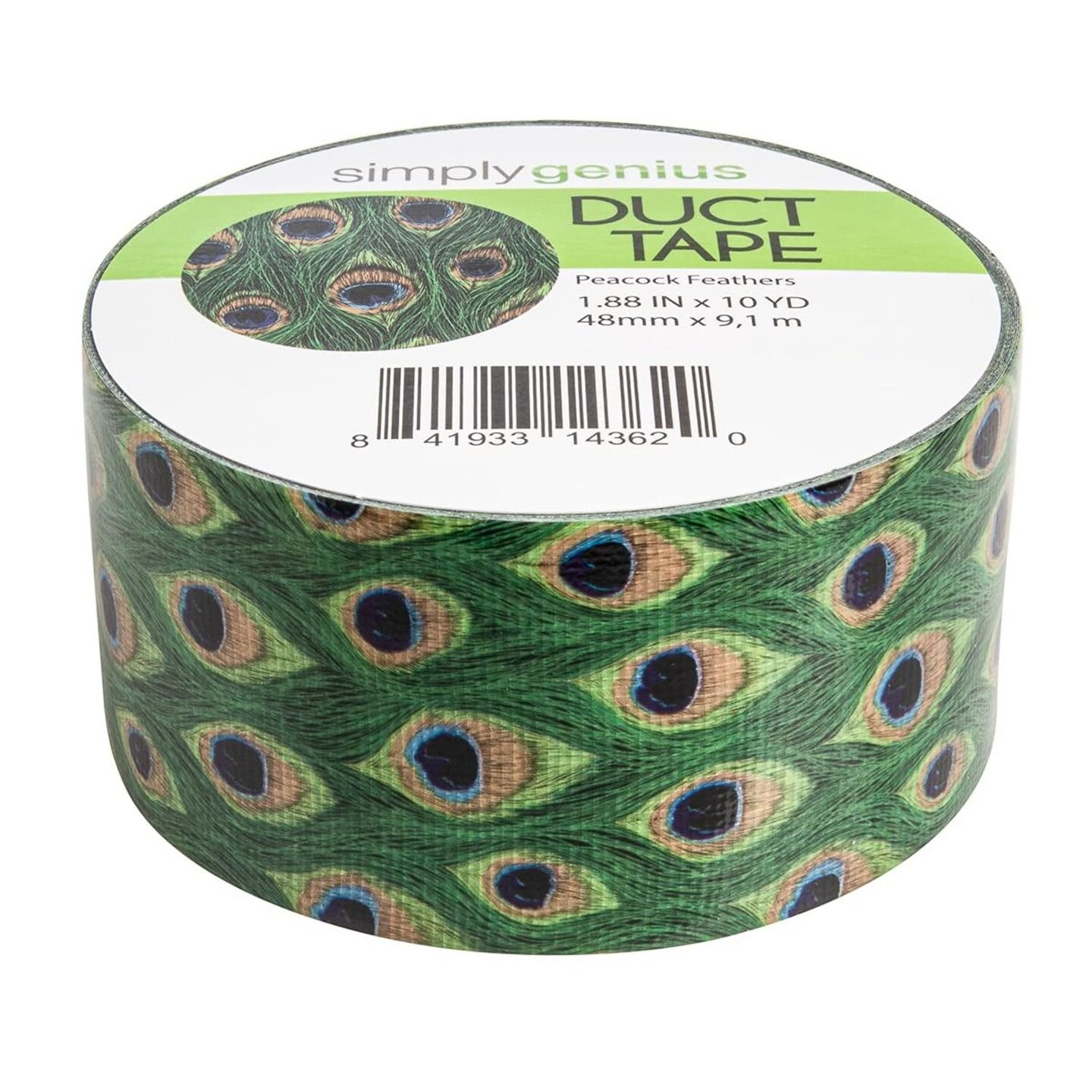 Simply Genius (Single Roll) Patterned Duct Tape Roll Craft Supplies for ...