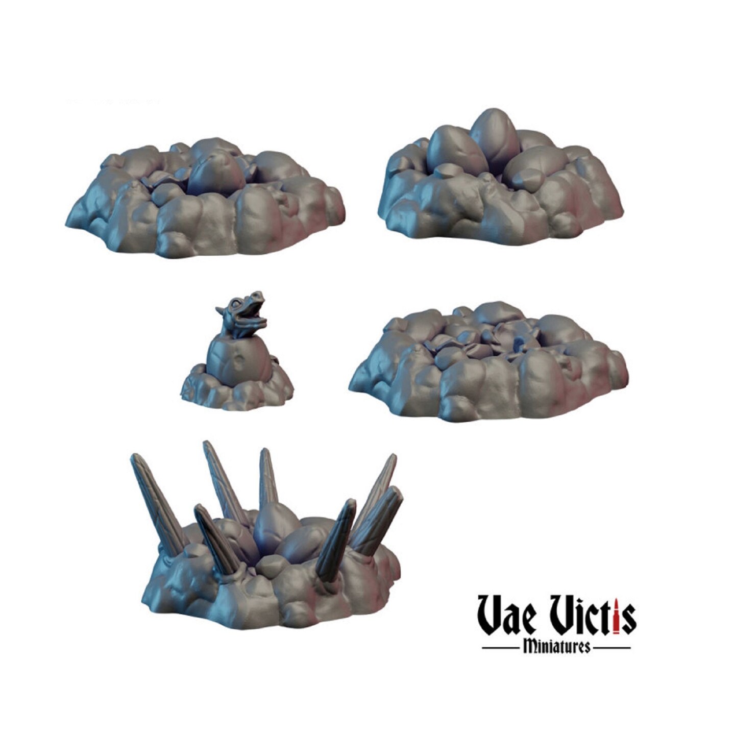 5pc Kobold Nests DnD Dungeons and Dragons 28mm 32mm TTRPG Wargame ...