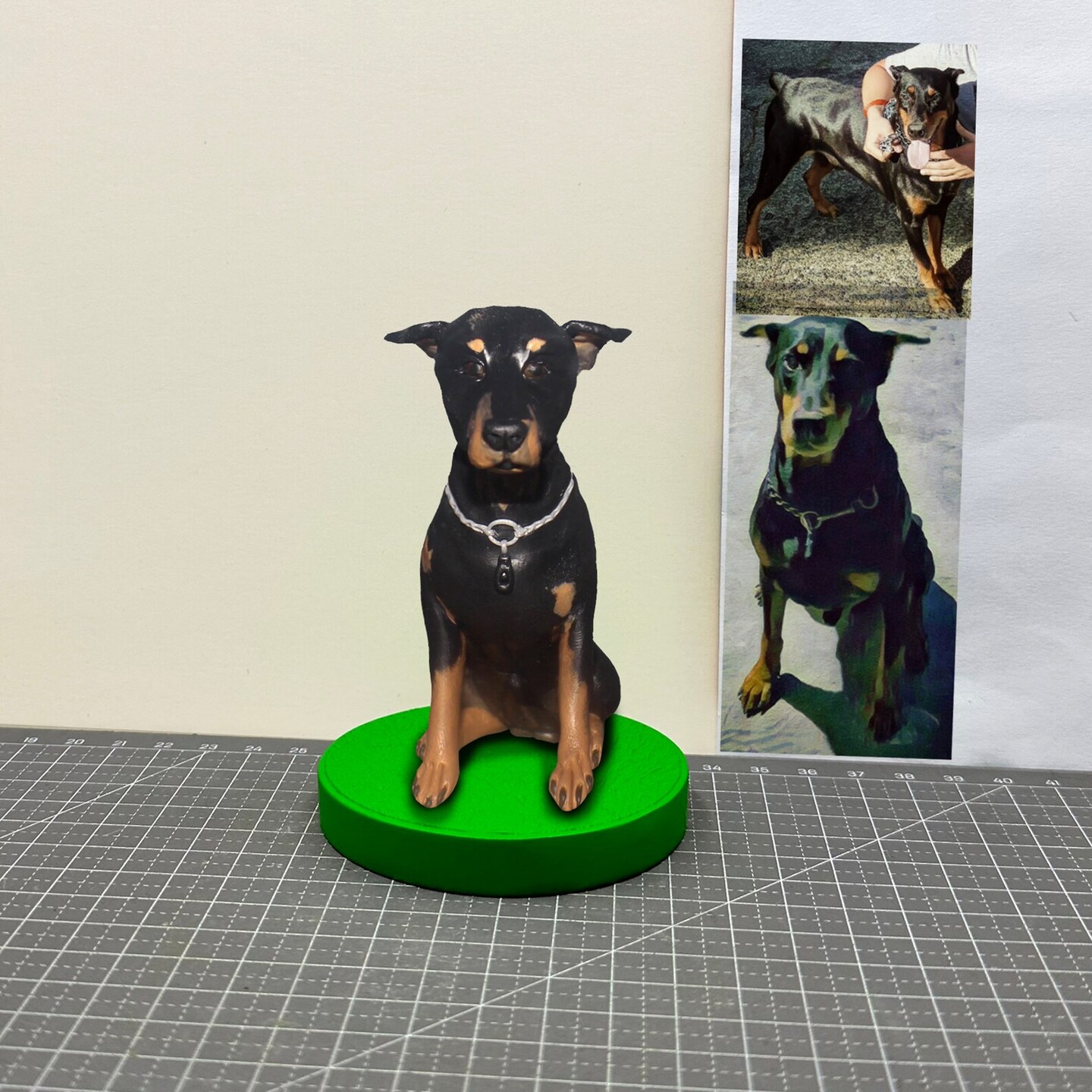 Personalized Dog Wedding Cake Topper Sculpture, Custom Pet Caketopper ...