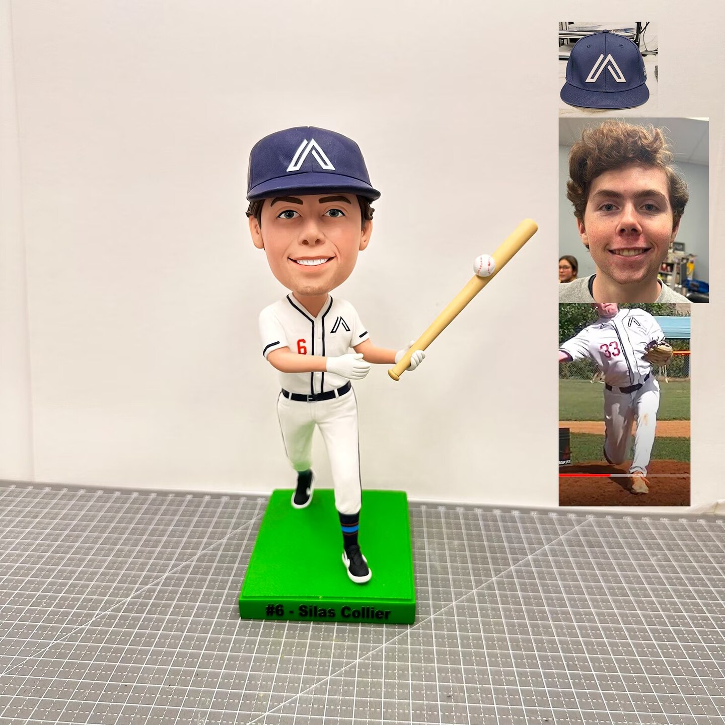 Custom Baseball Bobbleheads, Figurine From Photo, Custom Sport Figurine ...