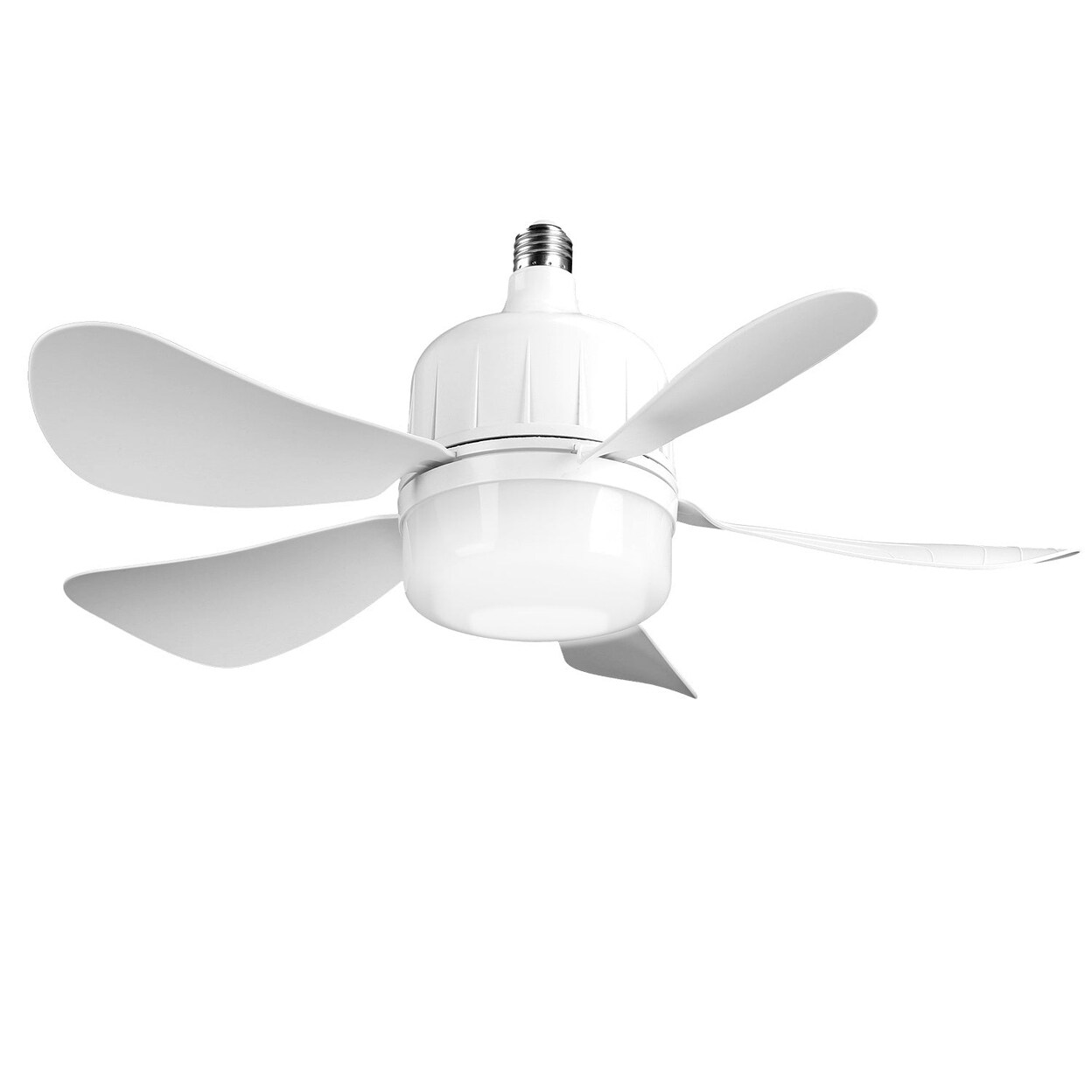 Socket Fan Light 12W Ceiling Fan With Lights Dimmable Led Ceiling Fan ...