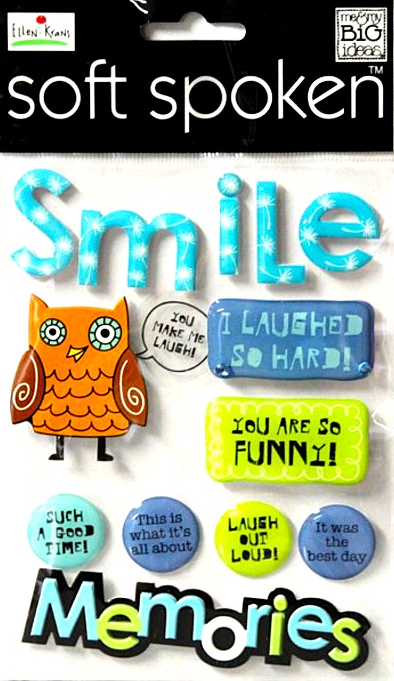 Me & My Big Ideas Soft Spoken Smile Dimensional & Epoxy Stickers | Michaels