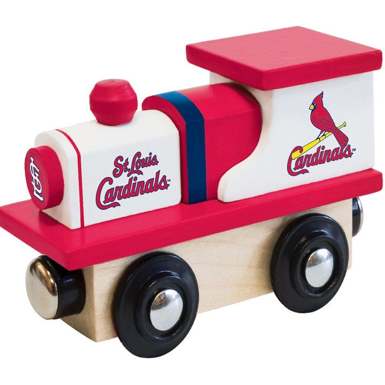 St. Louis Cardinals Wooden Toy Train Engine Mlb Team Colors Compatible ...
