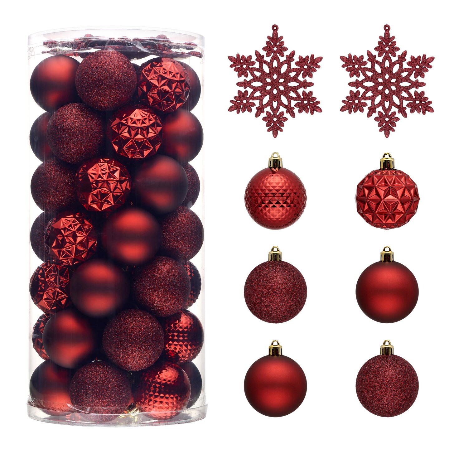 Christmas Tree Decorations Set Valery Madelyn 100ct Christmas Ornaments ...