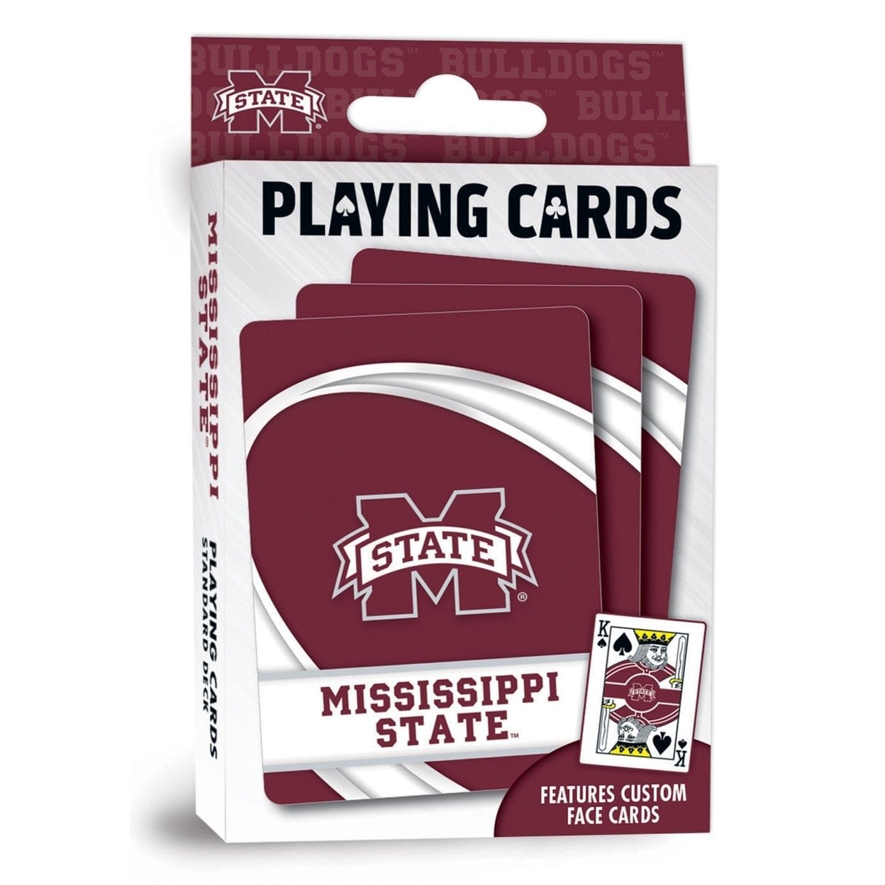 Mississippi State Bulldogs Playing Cards Ncaa 54 Card Deck Team Logo ...