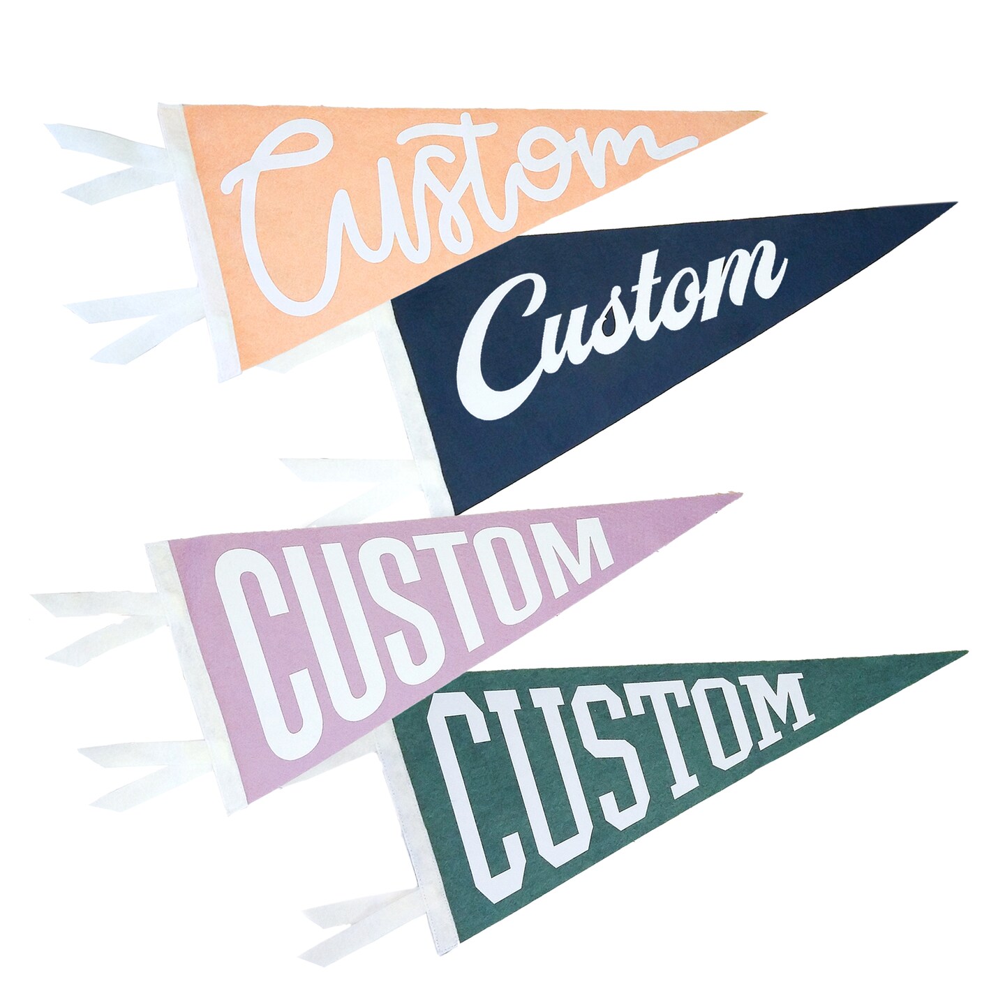 CUSTOM PENNANT | Personalized Felt Pennant | 9 x 18 Inch Size | You ...
