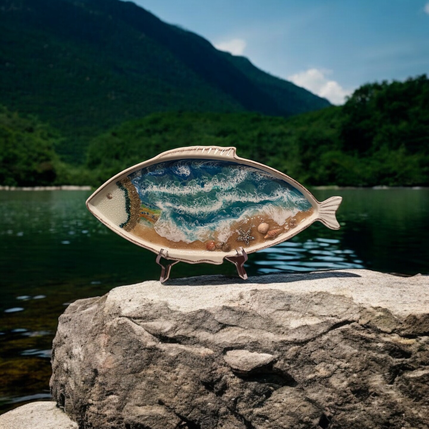 Resin Fish dish (Item 351) | MakerPlace by Michaels