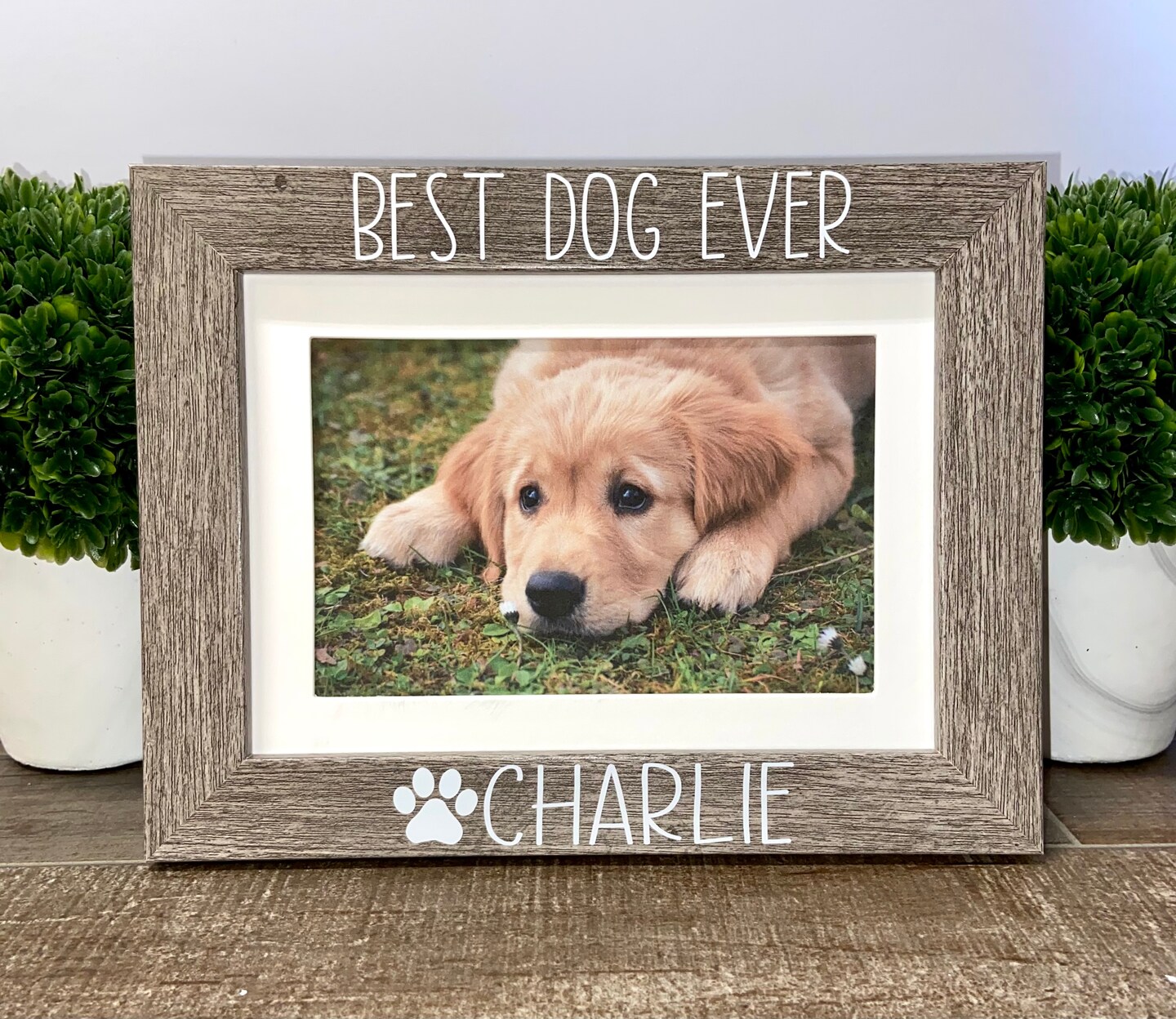 Best dog ever picture frame, pet picture frame, Dog frame, dog picture ...