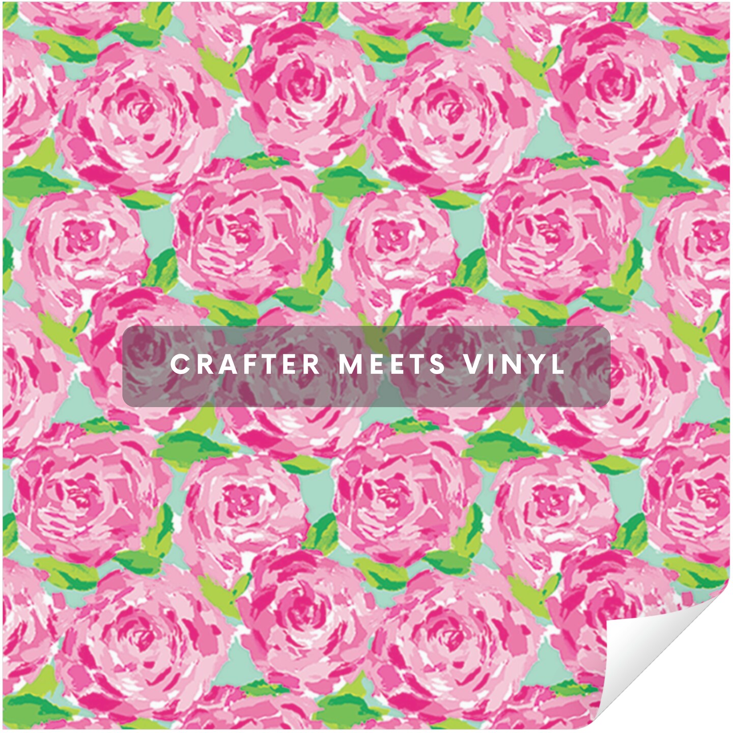 Pattern Vinyl HTV - Lilly Pulitzer HTV Pastel CoralFloral Vinyl Perfect ...