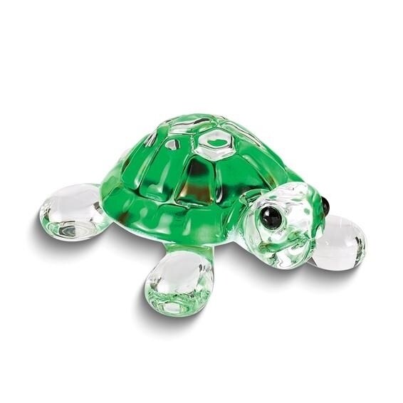 Glass Baron Green Turtle Handcrafted Glass Figurine | Michaels
