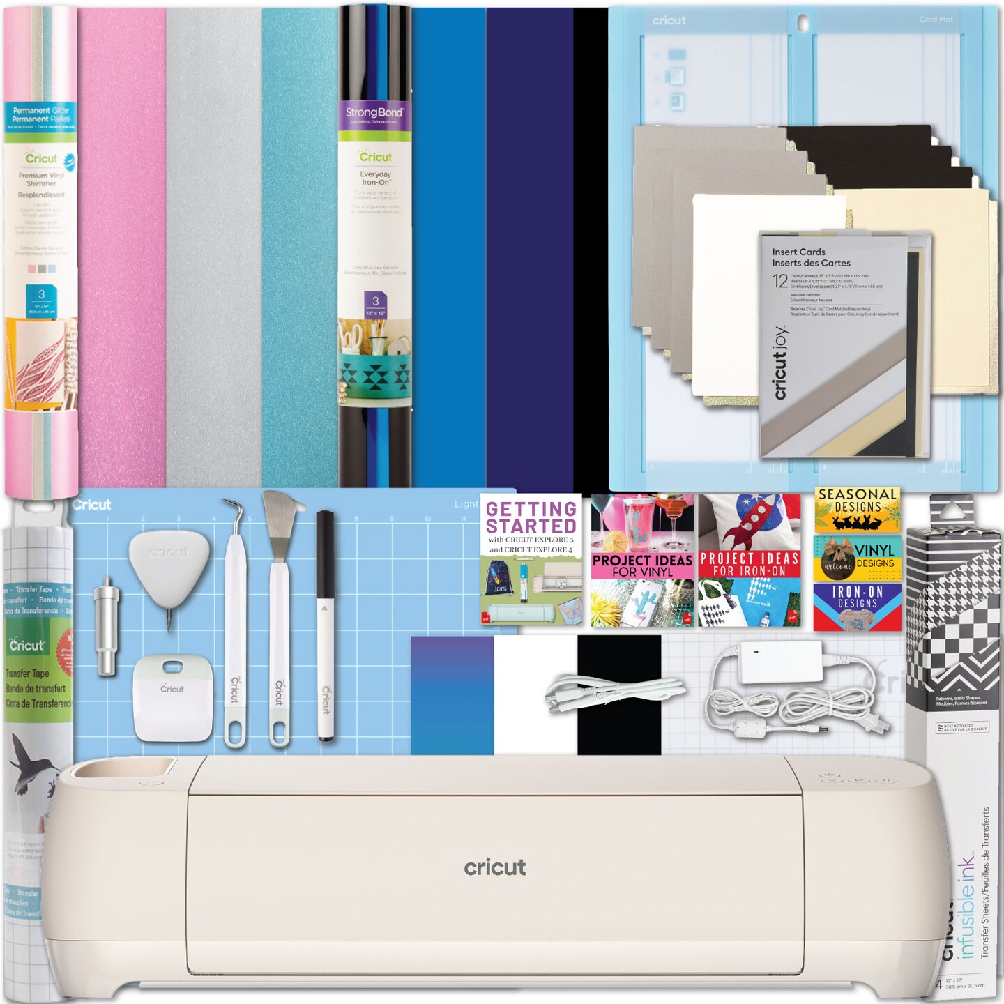 Cricut Explore 4 Craft Cutting Machine with Ultimate Card Making Bundle ...