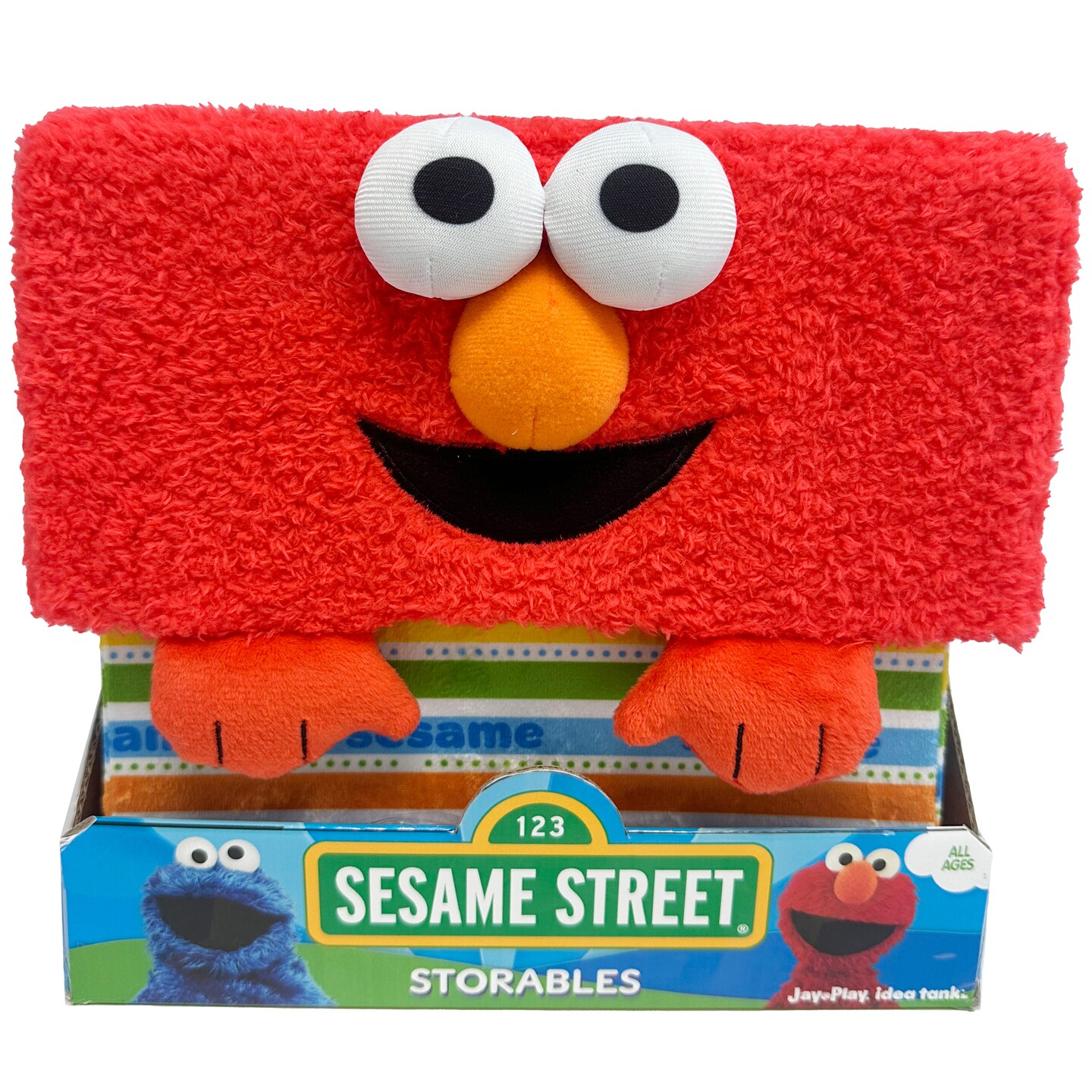Sesame Street: Storables 8" Box - Elmo - Red Character Themed Bin ...