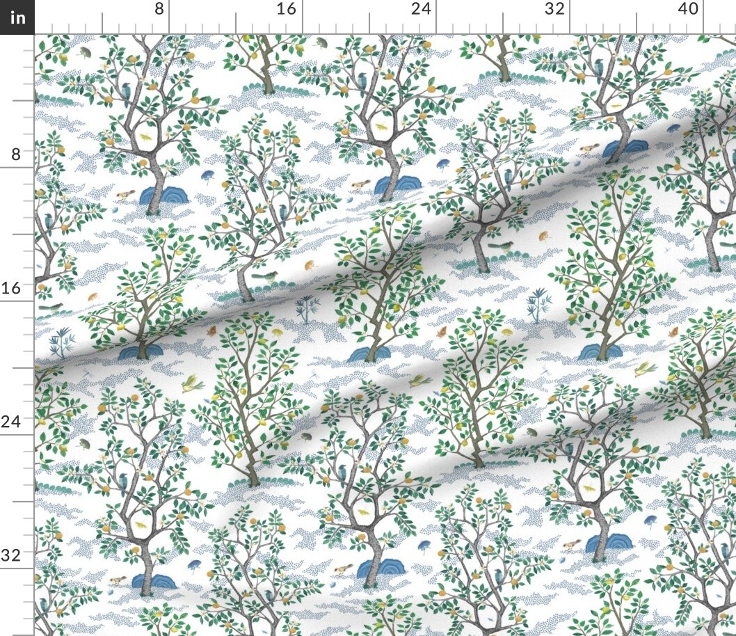 Various Fabrics by the Yard or Fat Quarter Chinoiserie Grandmillennial ...