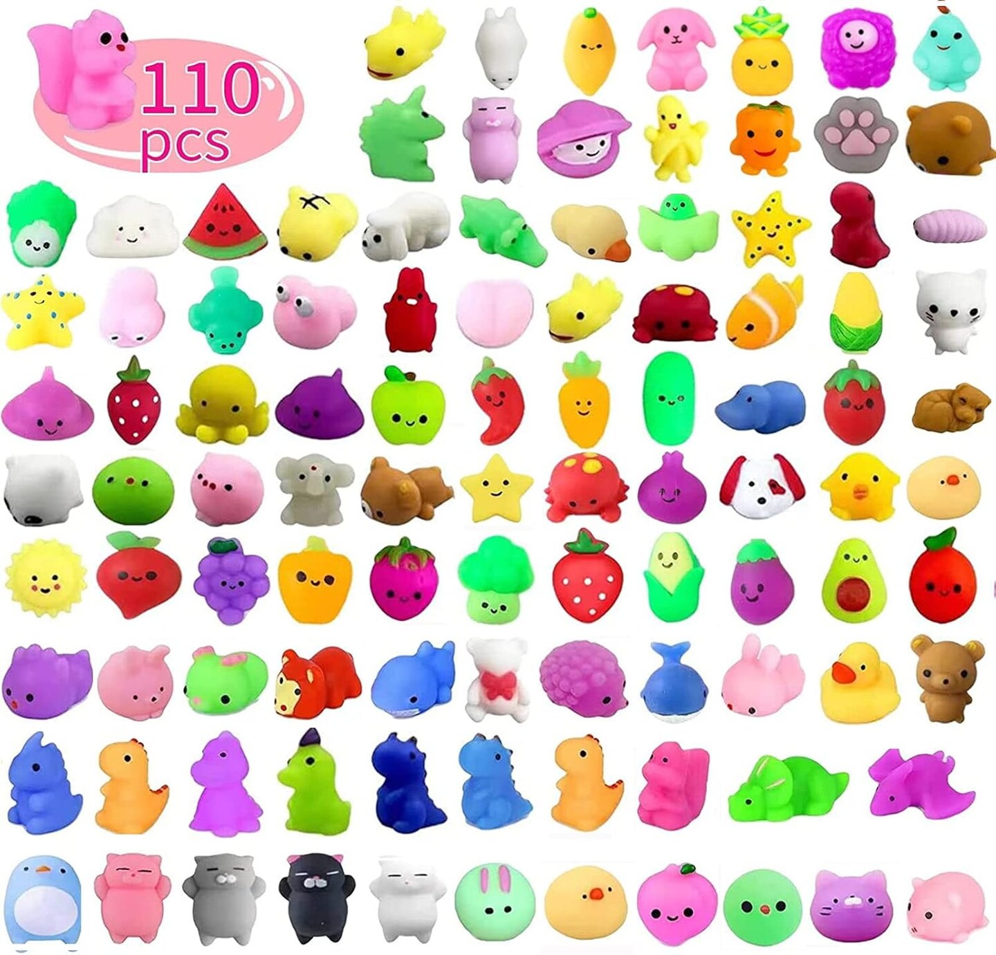 110 Pcs Mochi Squishy Toys | Michaels