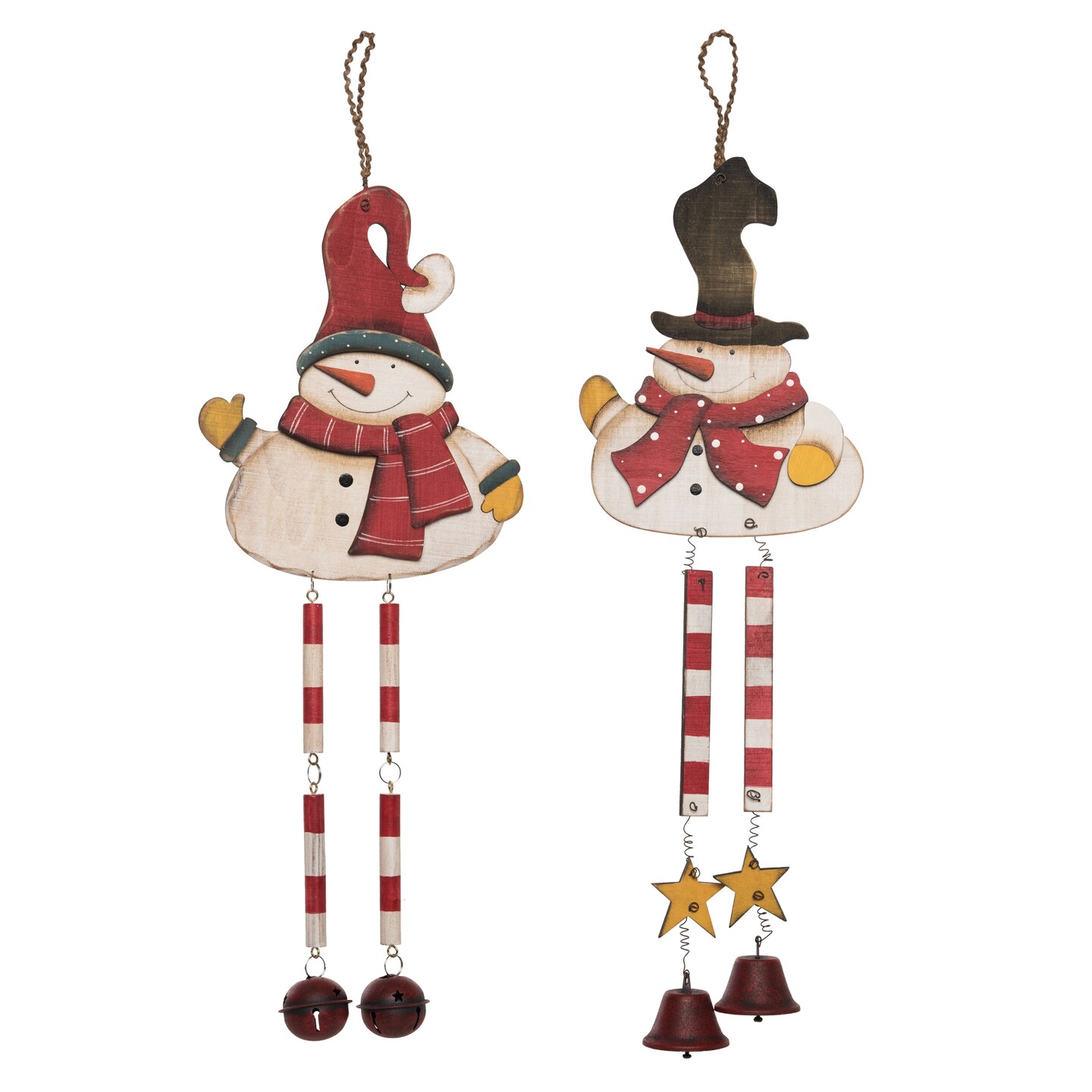 Plywood Snowman Wall Decor Dangle Legs Set of 2 Christmas | Michaels