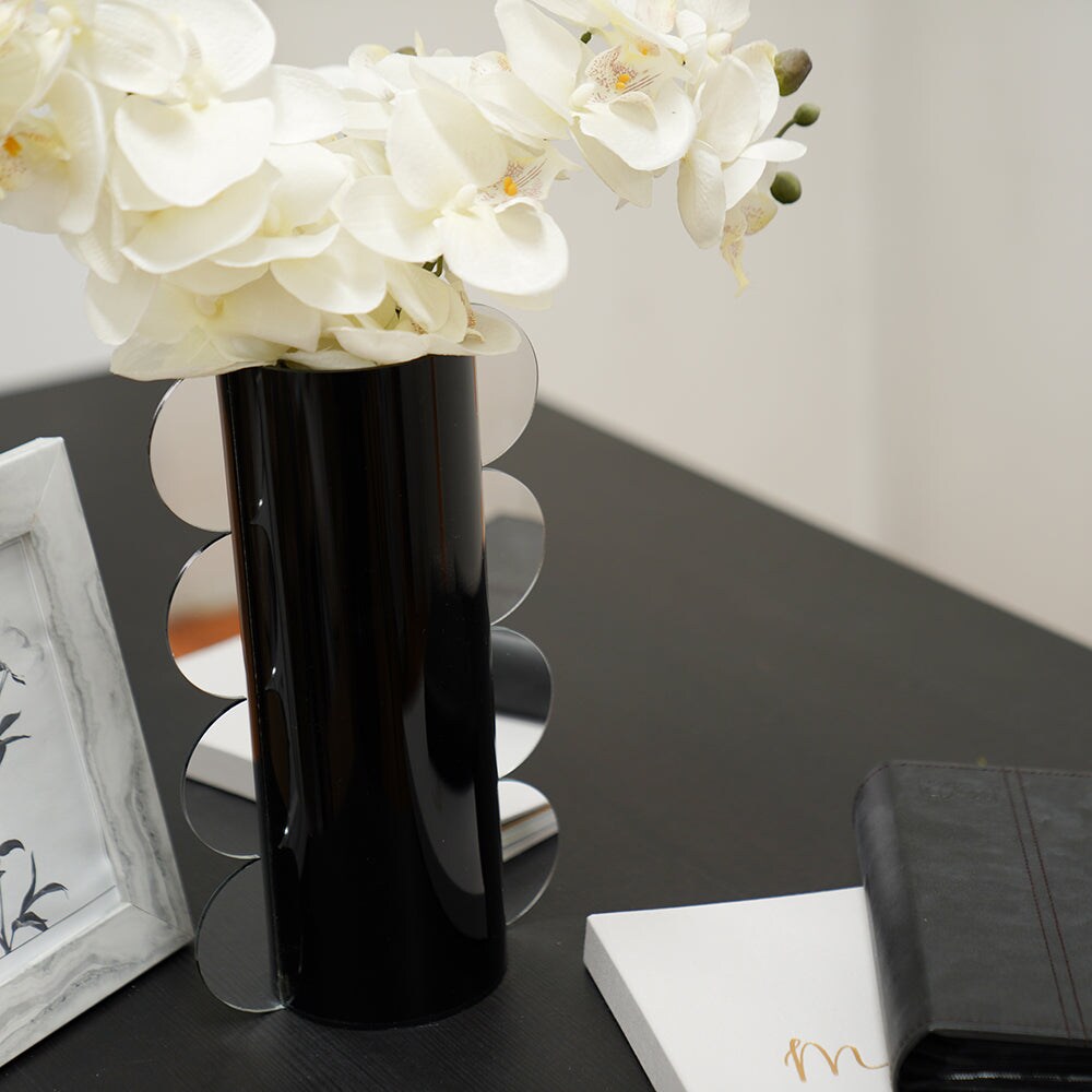 Lucite Mirror Accented Vase By Kinor Decor | Michaels