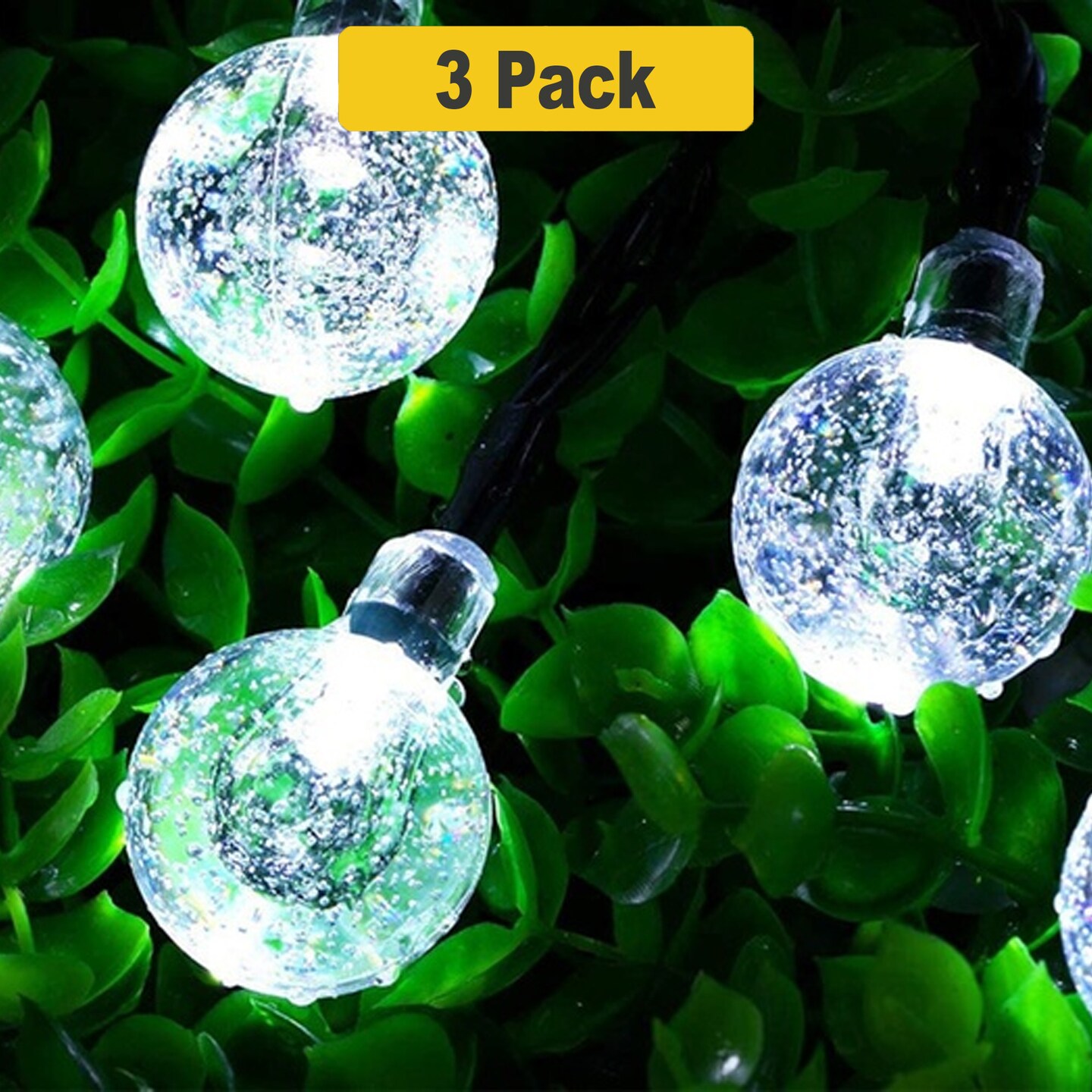 Waterproof Solar 30 LED Bubble String Lights for All-Weather Use | Michaels