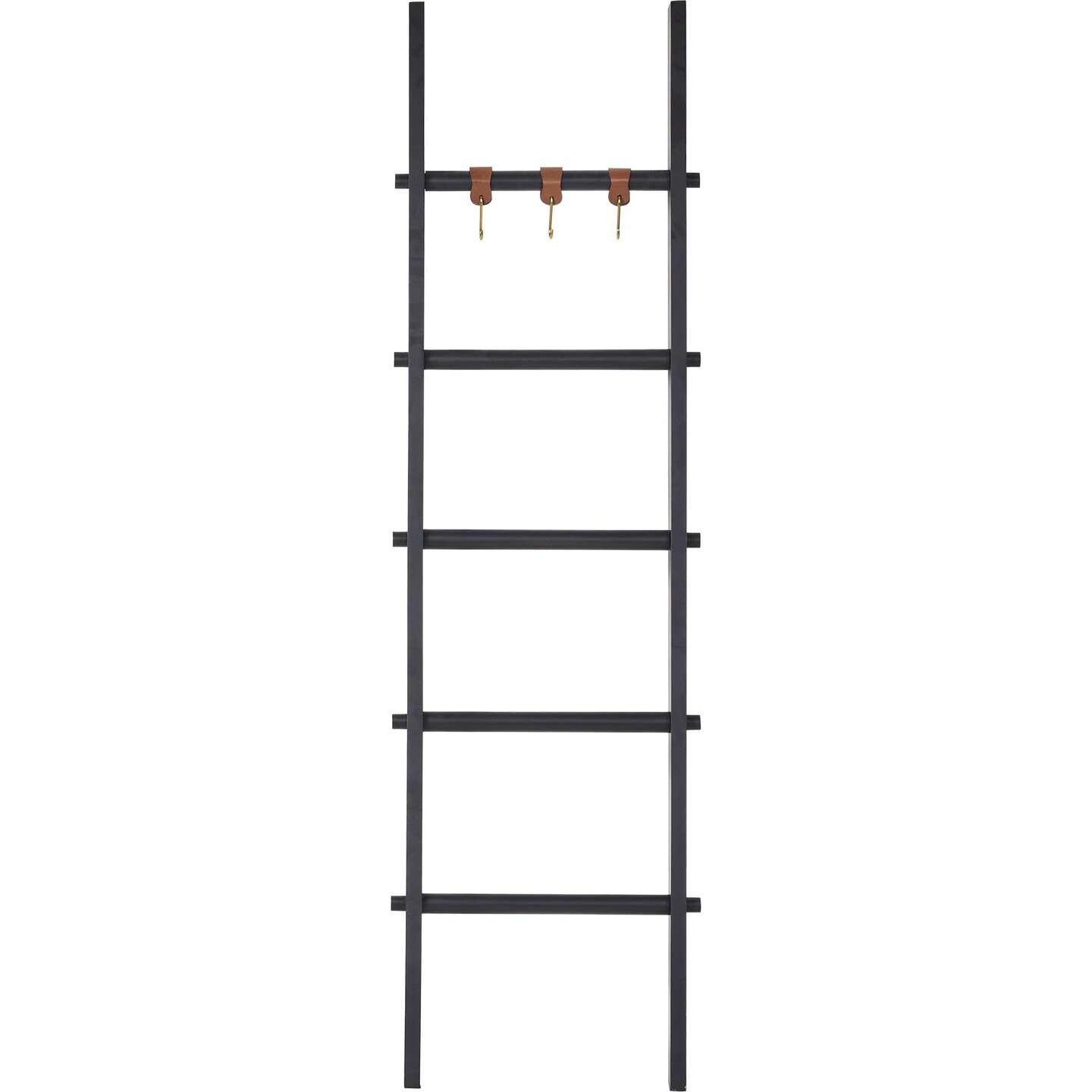 Signature Home Collection Mango Wood Throw Rug Hanging Ladder - 72 ...