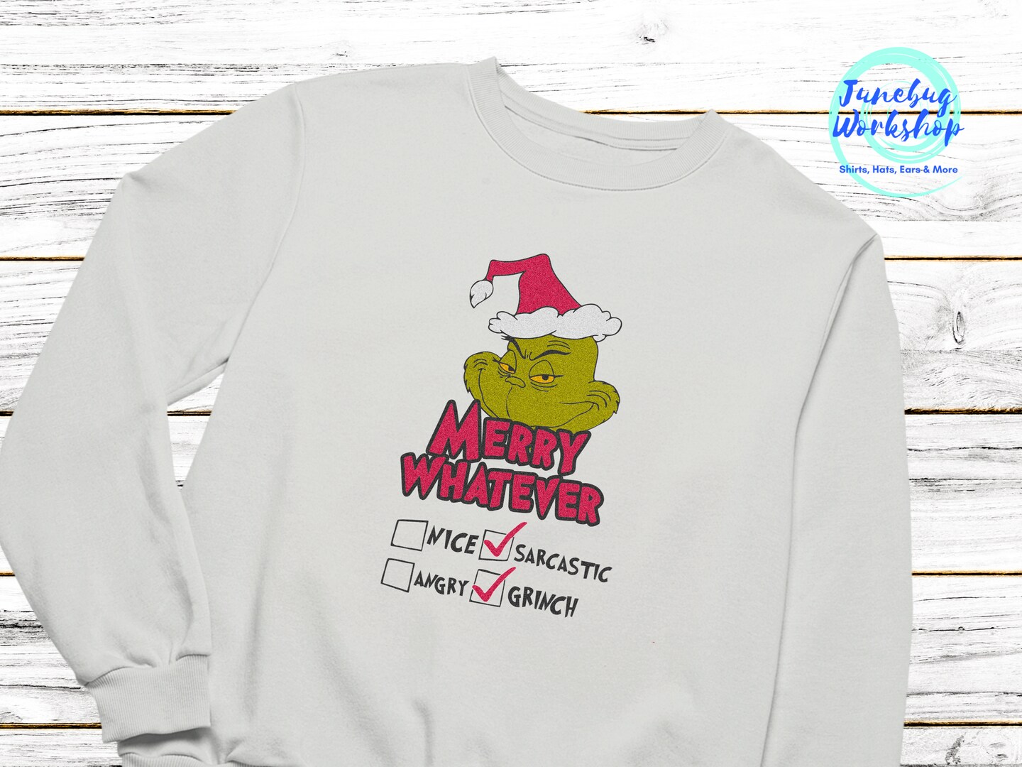 Grinch Merry Whatever Holiday shirts | MakerPlace by Michaels