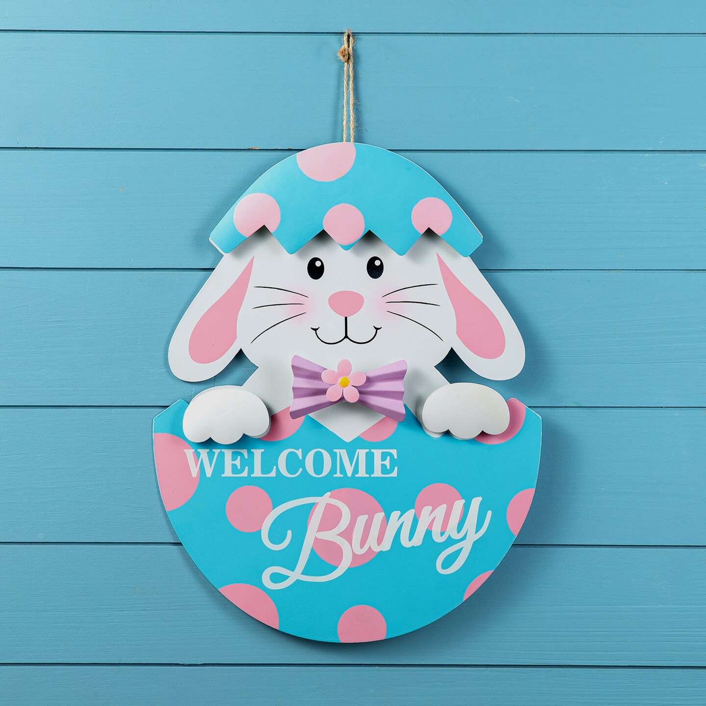 Set of 2 24"H Easter Metal Chick Egg Yard Stakes, Color: Bunny | Michaels