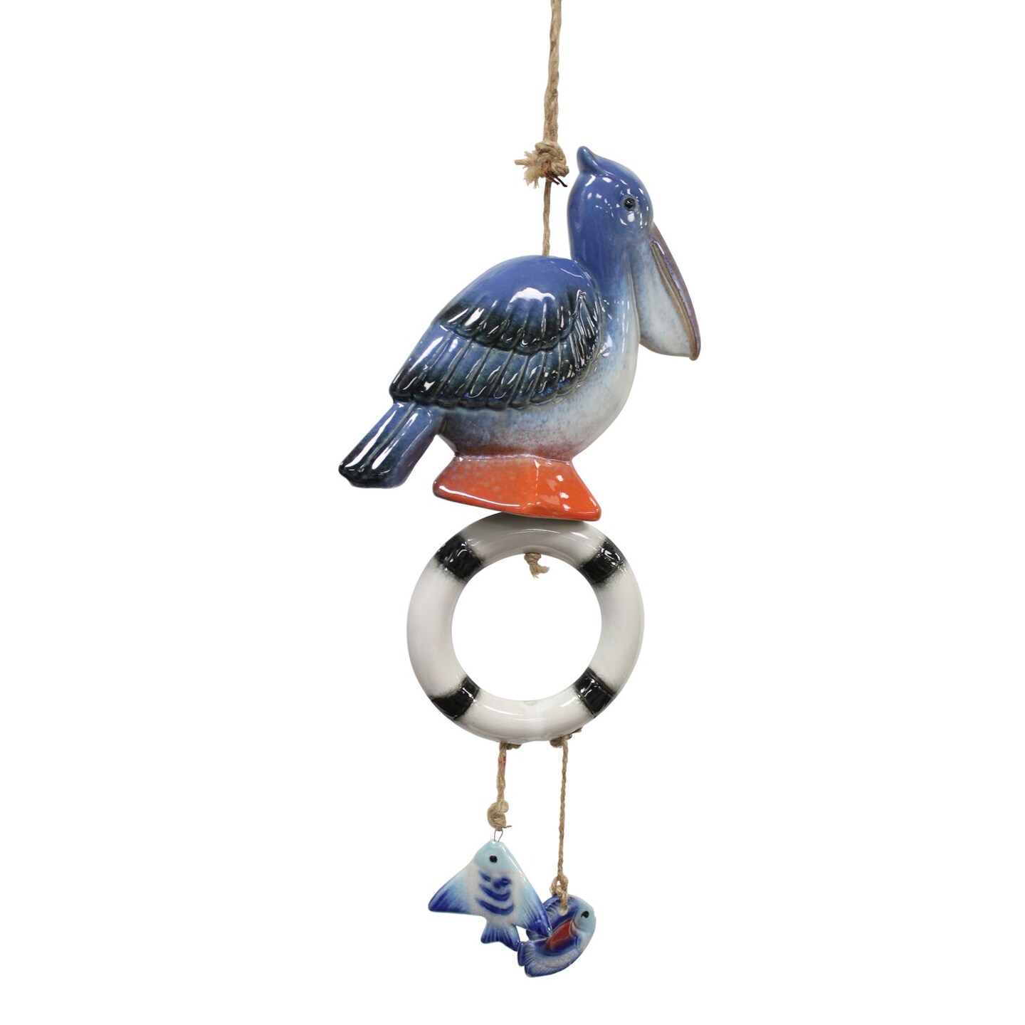 19.65" Ceramic Pleican Bell Drop | Michaels