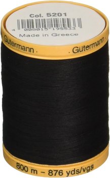 Gutermann Natural Cotton Thread Solids 876yd, Black | Michaels