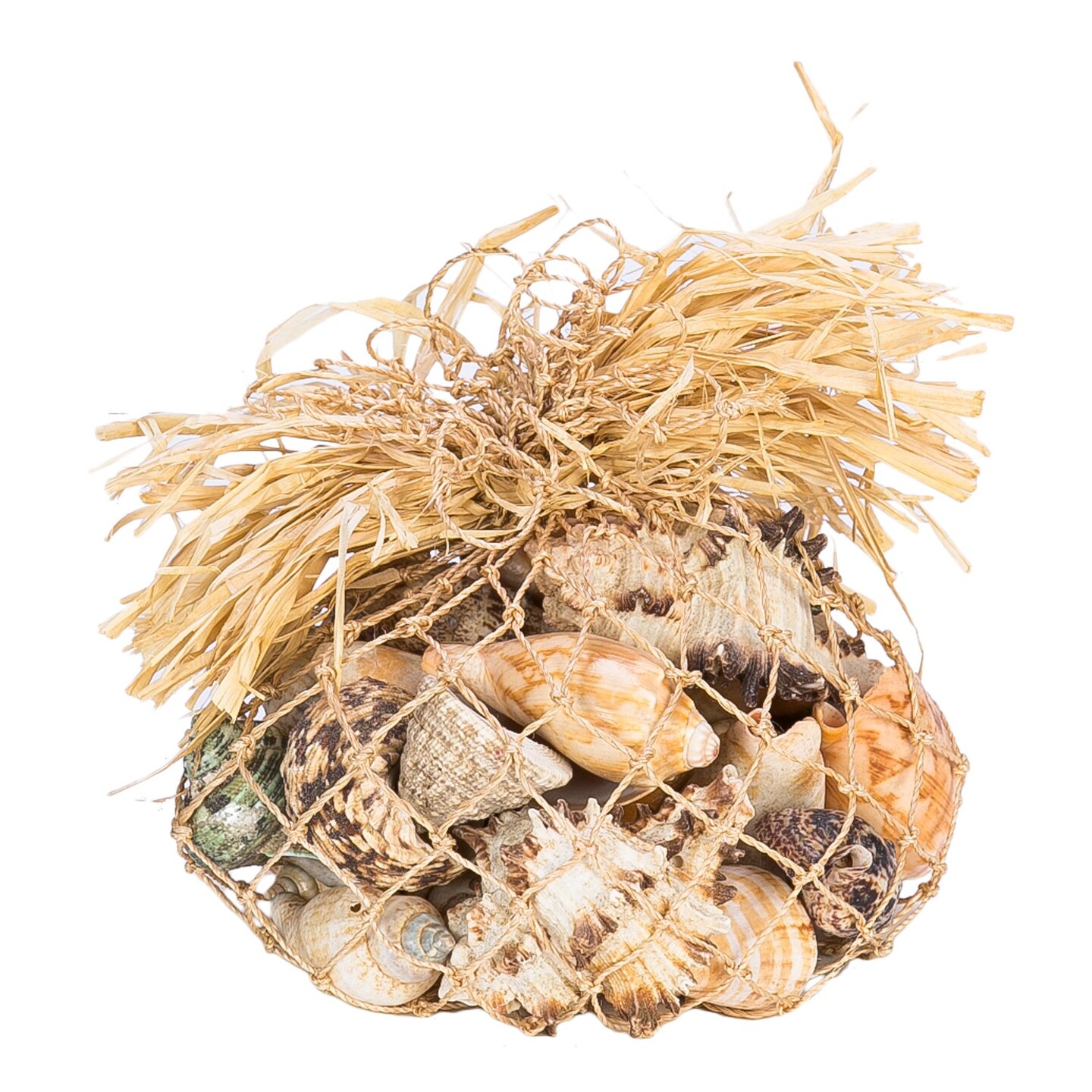 Raffia Wrapped Shell Pack | Michaels