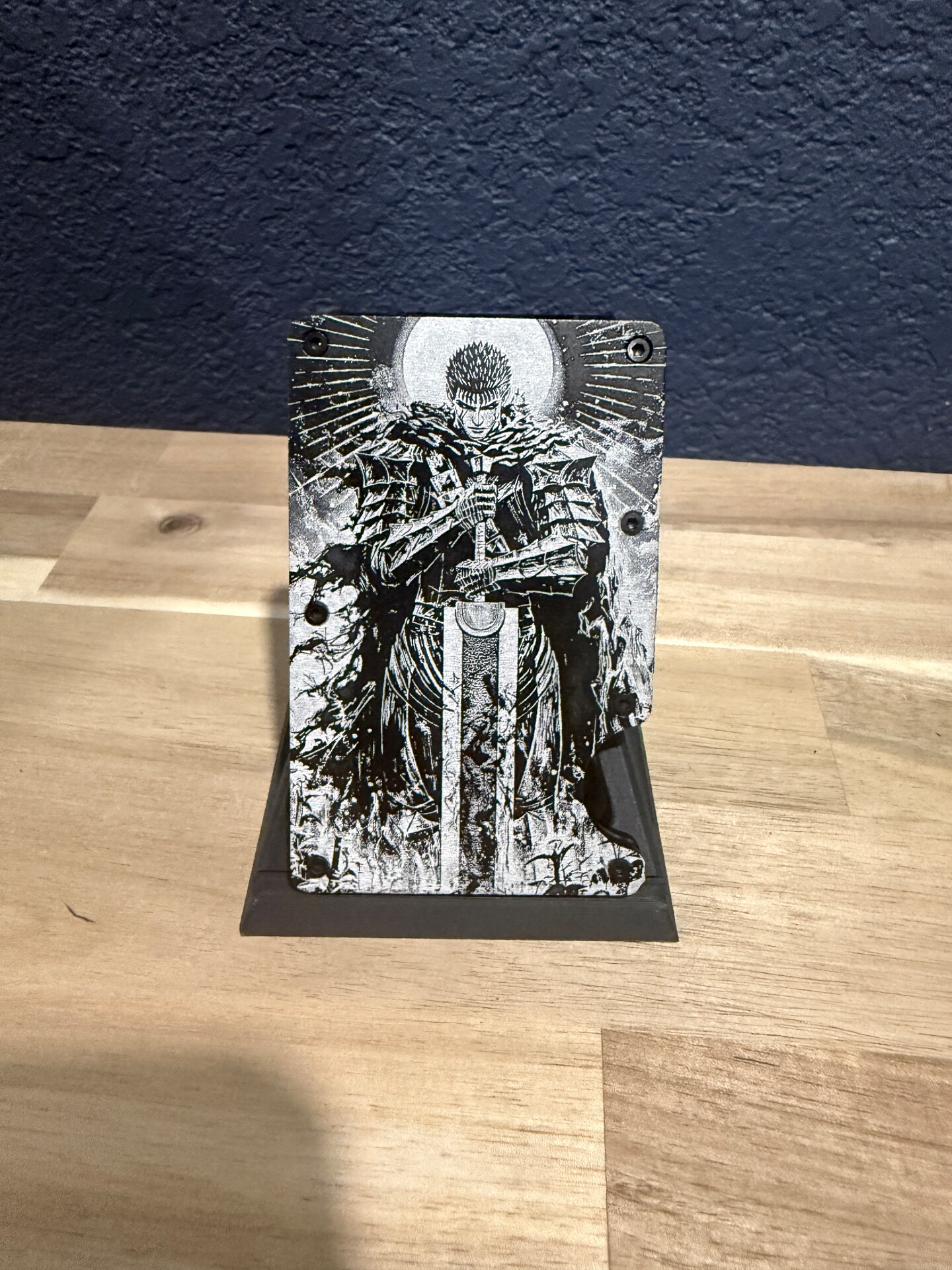 Guts Dragonslayer Berserk Anime Manga Series Slim Metal Aluminum Wallet ...