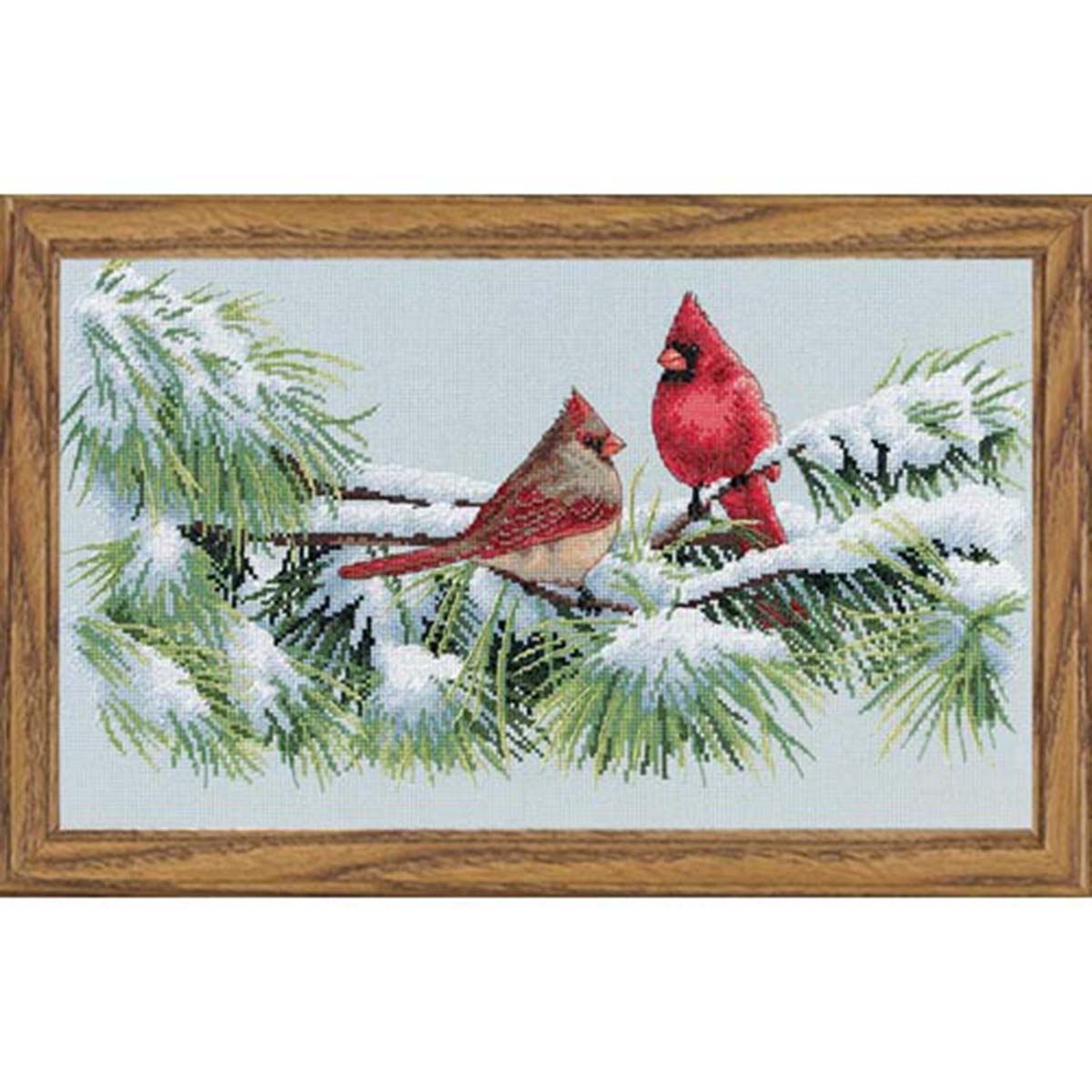 Dimensions Winter Cardinals Counted Cross-Stitch Kit | Michaels