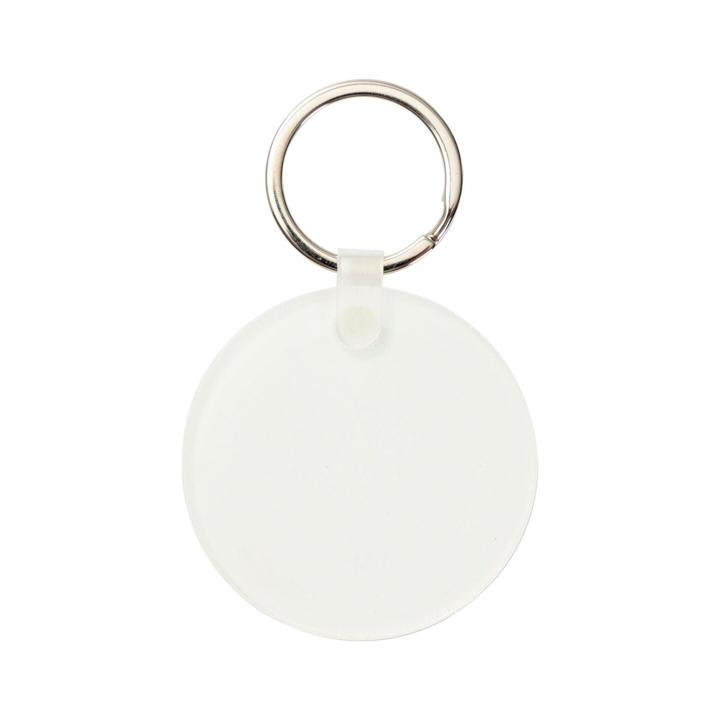 Craft Express 4-Pack Acrylic Round Keyrings – Sublimation & UV DTF ...