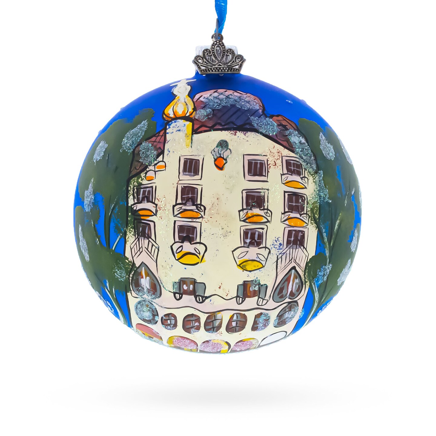 Casa Batllo, Barcelona, Spain Glass Ball Christmas Ornament 4 Inches ...