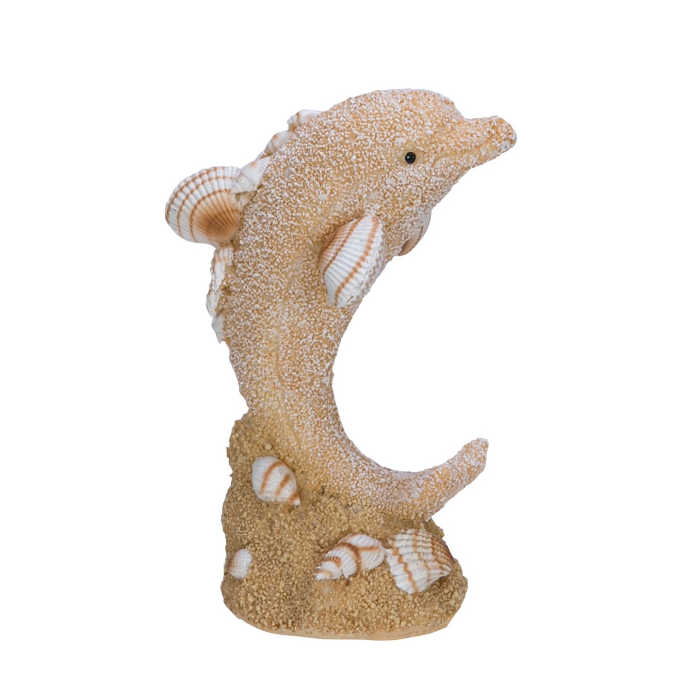 Sand And Shell Dolphin Figure Coastal Beach House Decor Decoration ...
