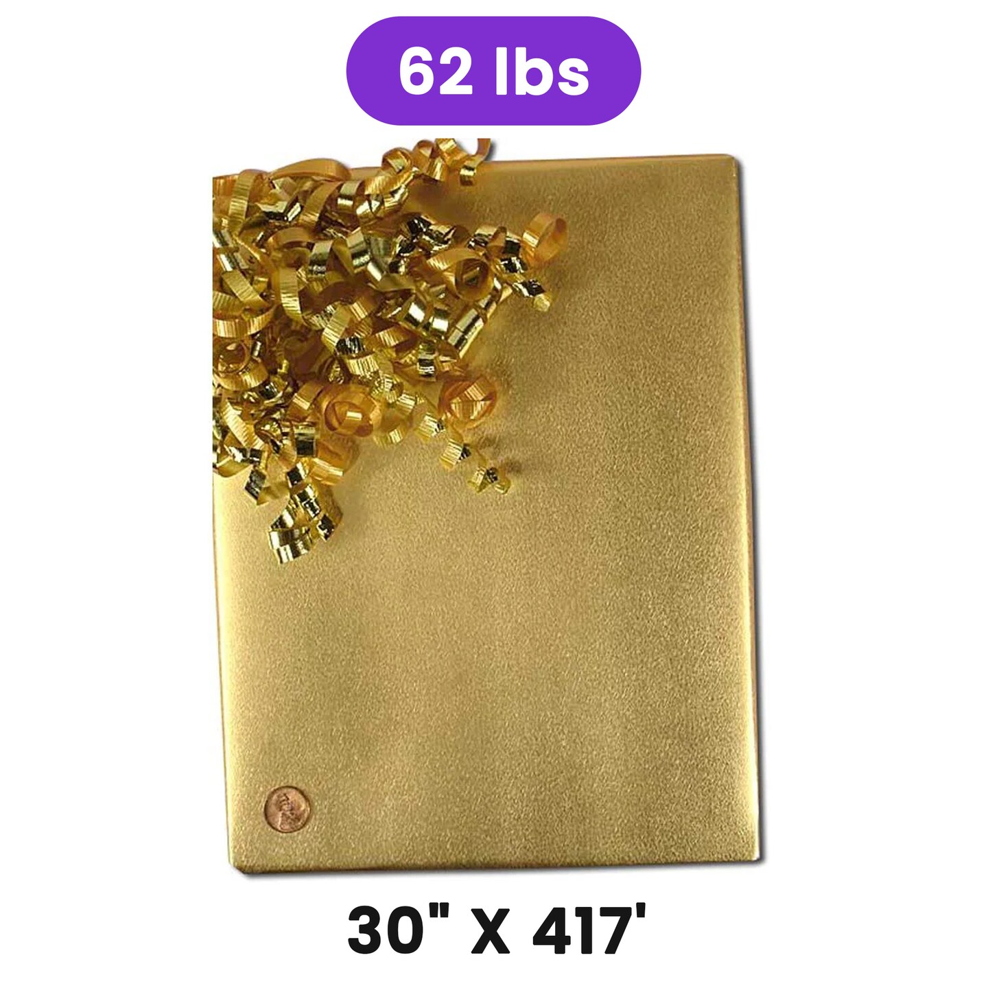 Copper Shimmer Embossed Metallic Wrapping Paper 30" x 417" Roll | Michaels