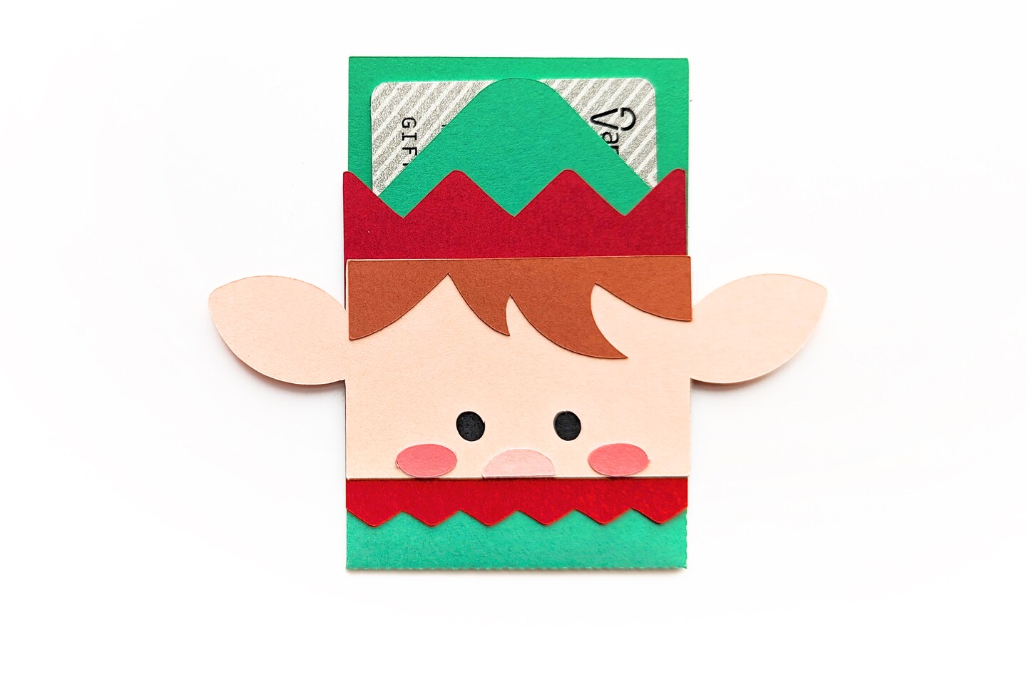 SVG FILE - Elf Face Gift Card Holder SVG | MakerPlace by Michaels